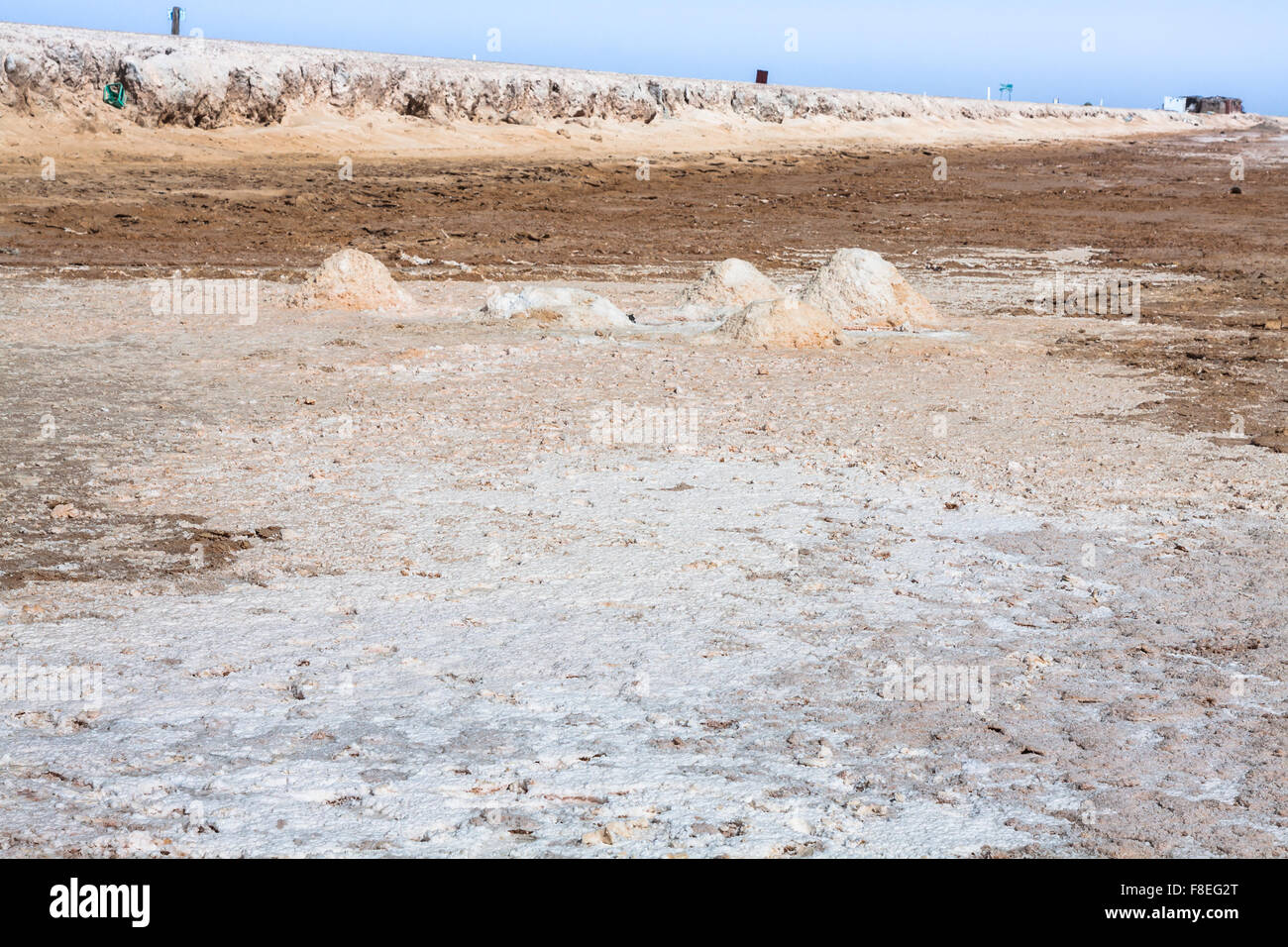 Chott el Djerid (biggest salt lake in north africa), tunisia Stock ...