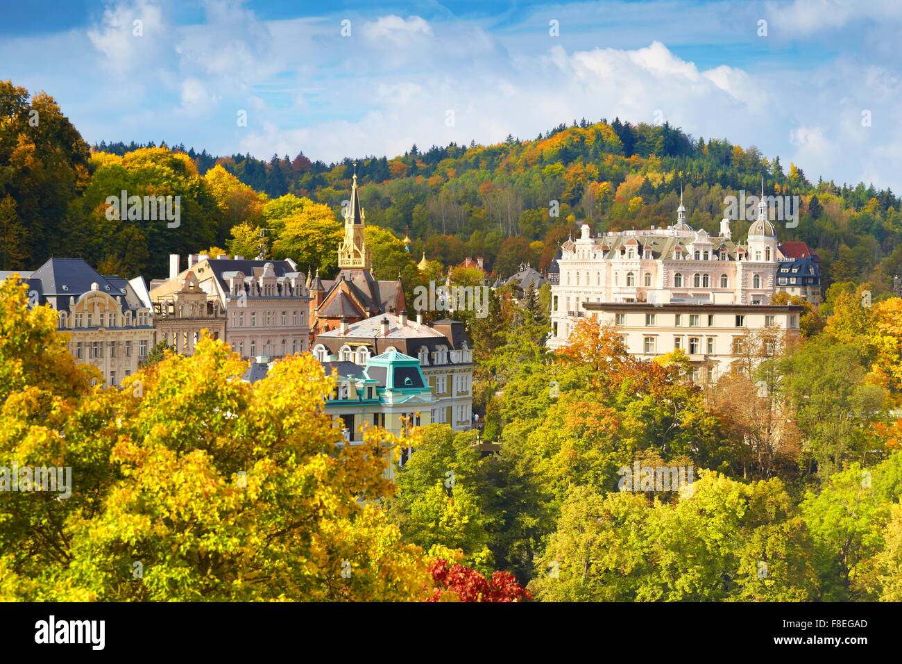 Karlovy Vary Spa, Bohemia, Czech Republic, Europe Stock Photo - Alamy