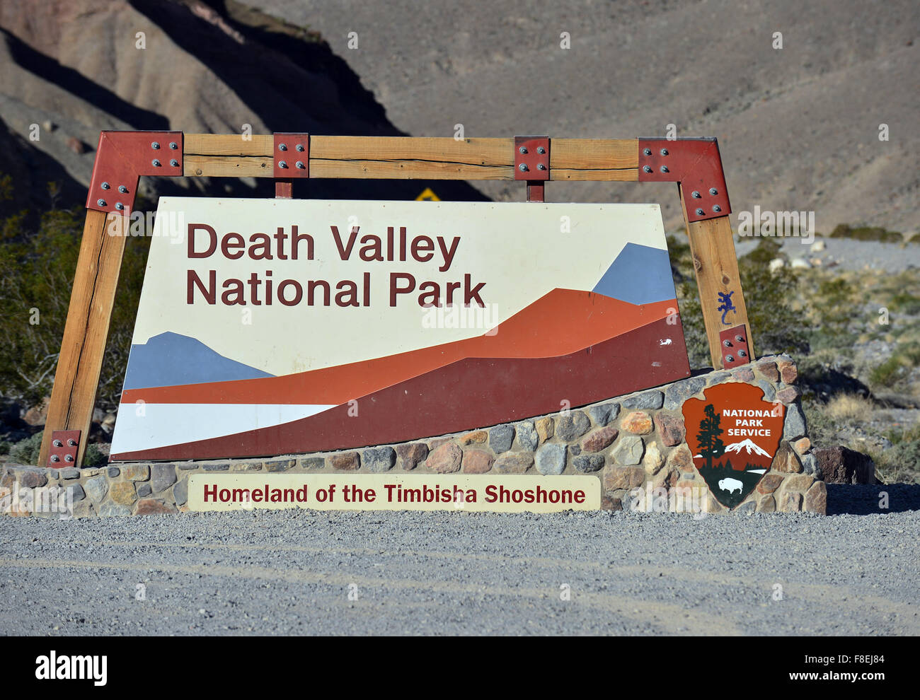 Death valley national park sign hi-res stock photography and images - Alamy