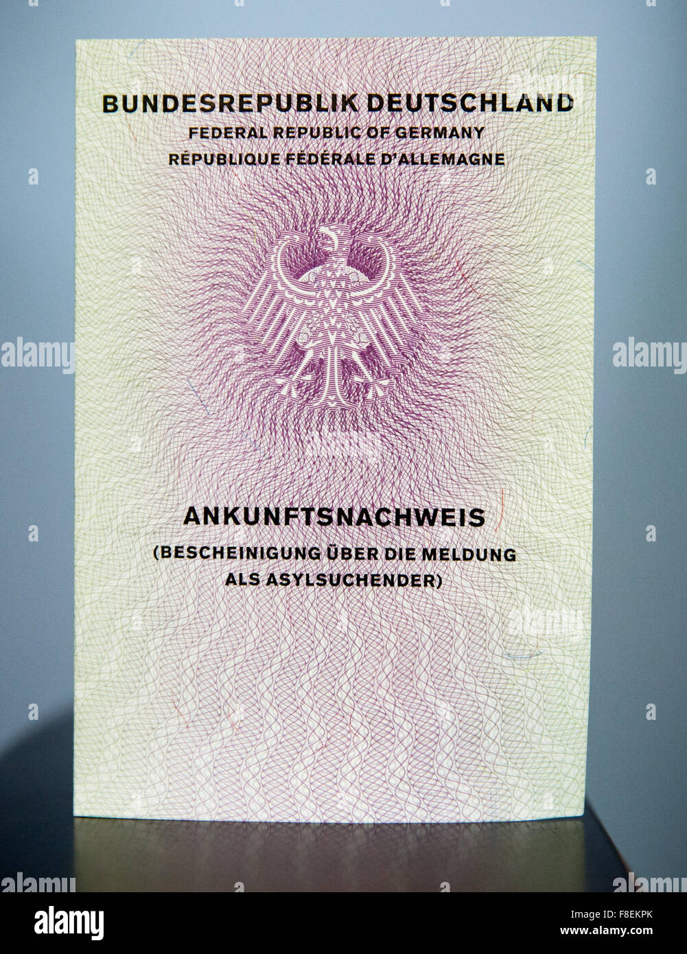 Berlin, Germany. 09th Dec, 2015. ILLUSTRATION - the new 'Proof of ...