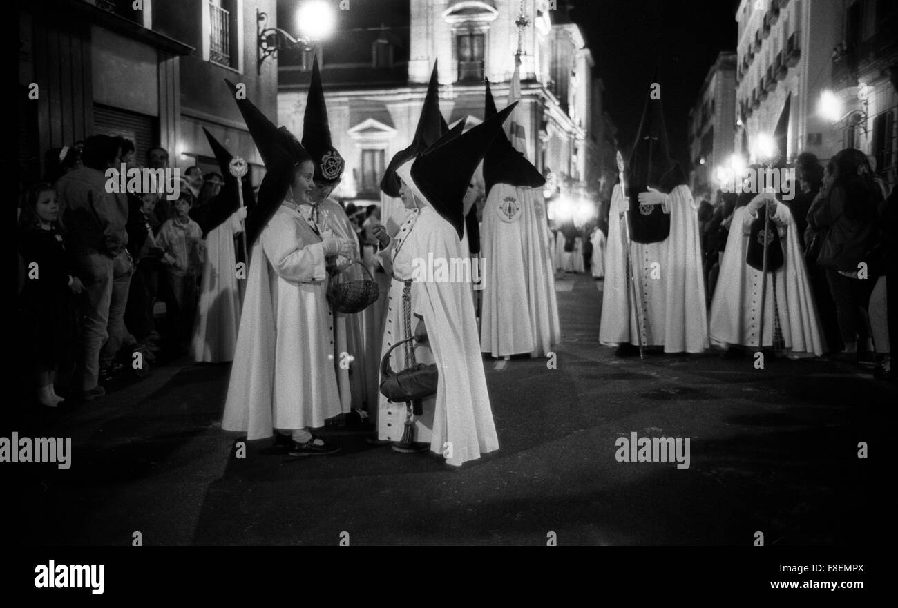 Segovia,Province of Segovia,Spain. Easter 1993. Easter procession ...