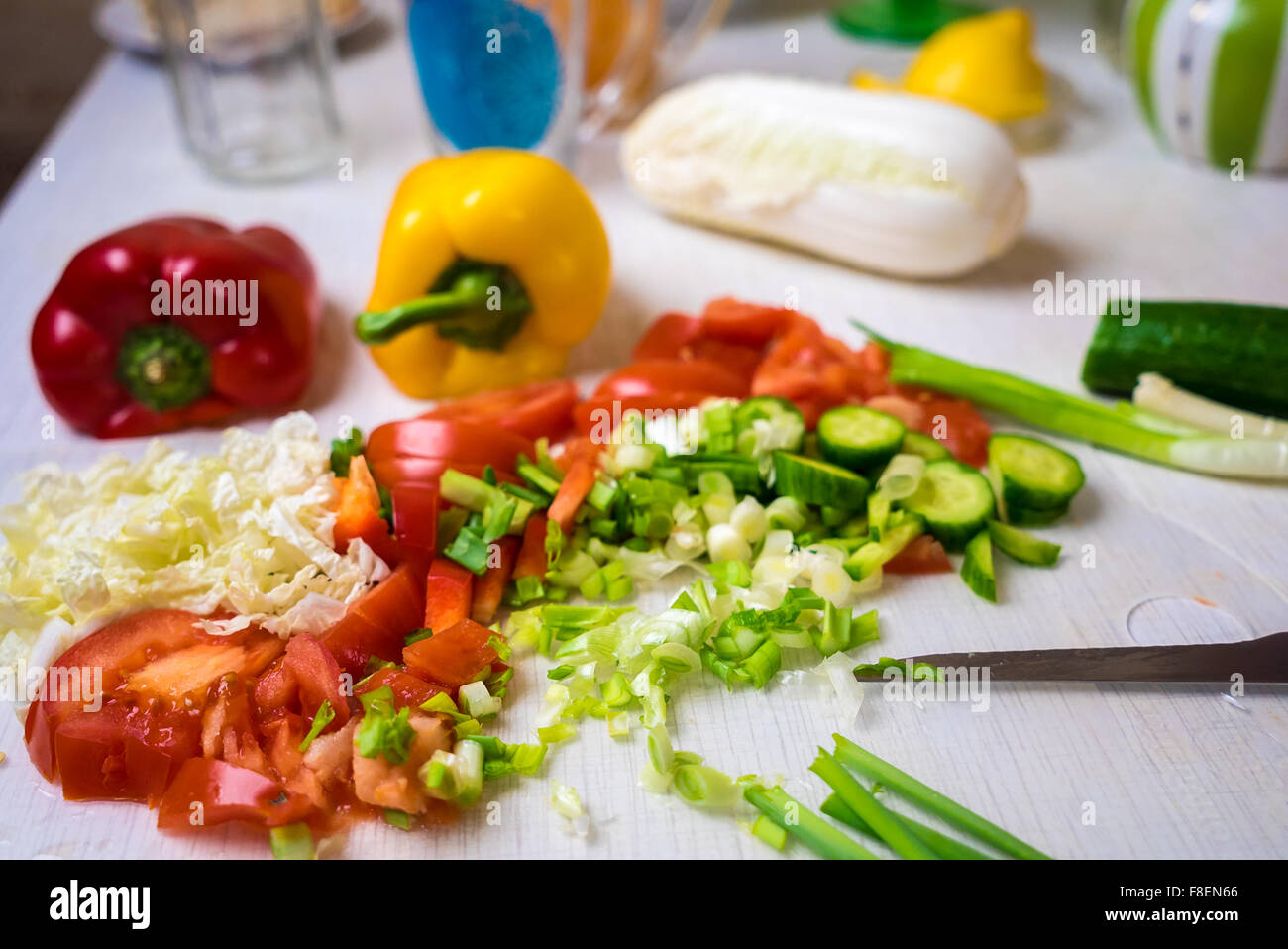 vegetables in the kitchen Stock Photo - Alamy
