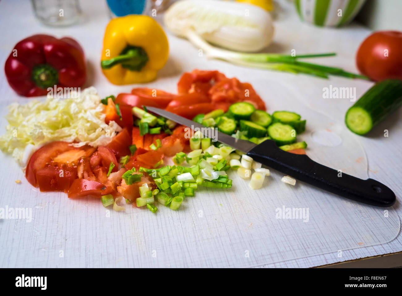 vegetables in the kitchen Stock Photo - Alamy