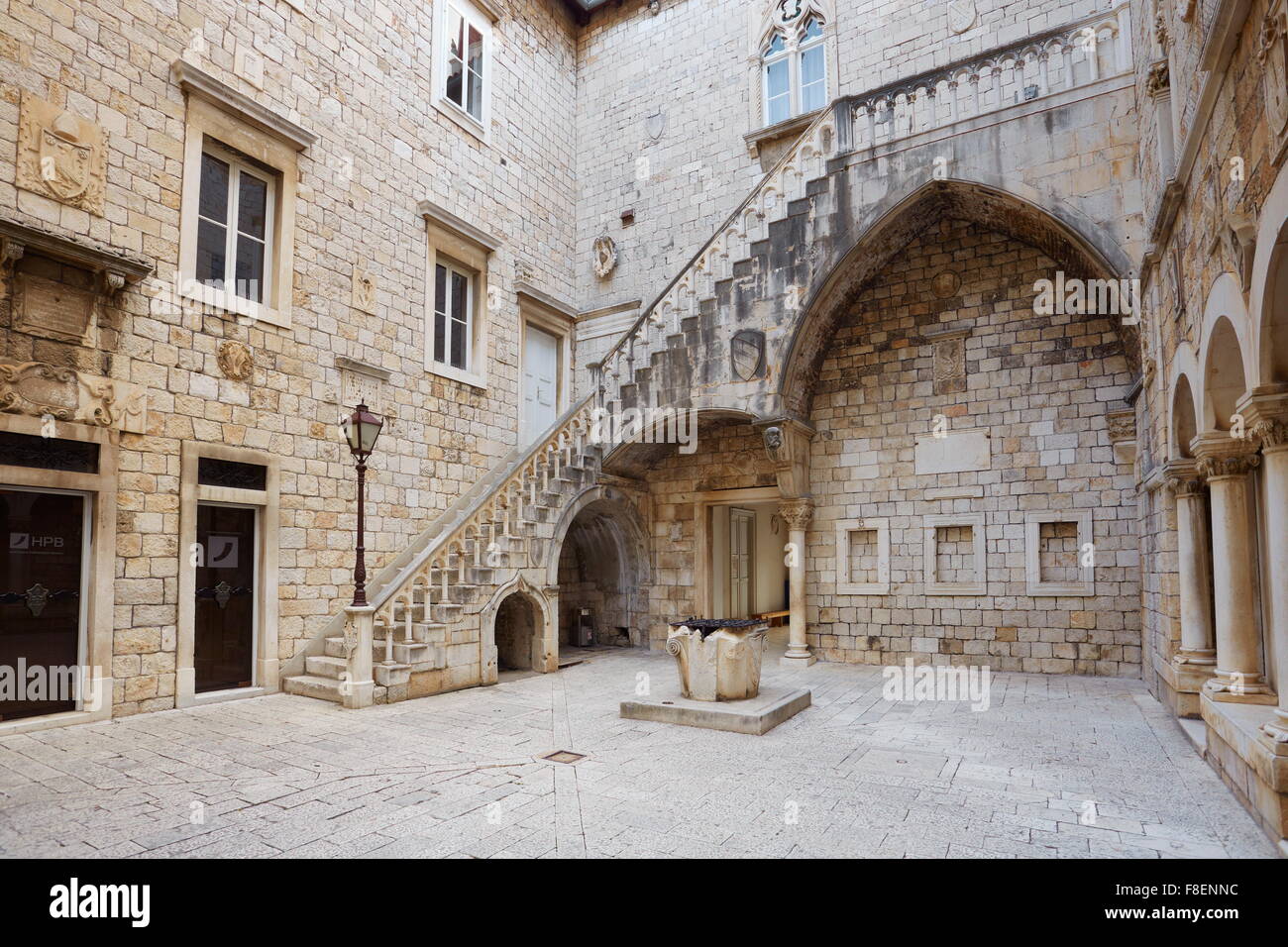The town Hall, Trogir, Croatia, Europe Stock Photo - Alamy