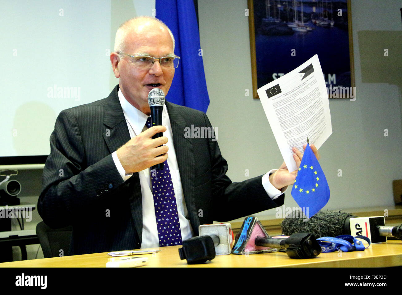 Manila, Philippines. 09th Dec, 2015. European Union Ambassador Franz ...