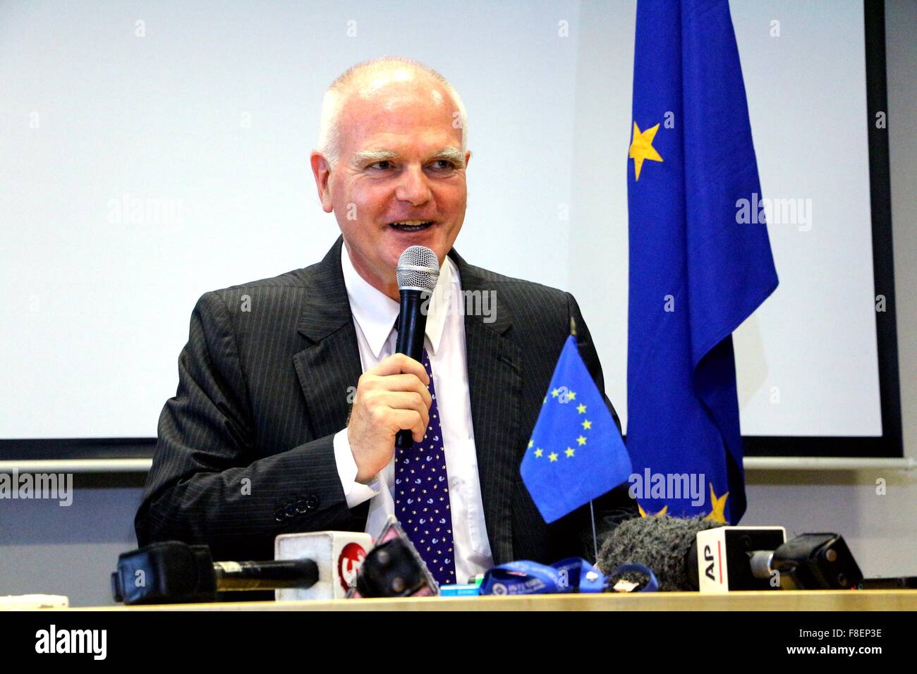 Manila, Philippines. 09th Dec, 2015. European Union Ambassador Franz ...