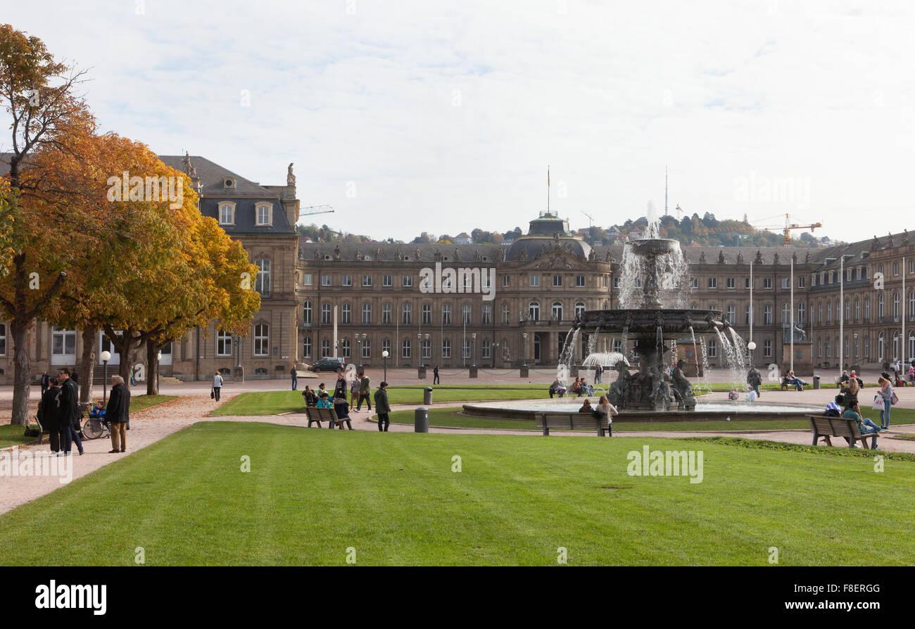 Stock images of central Stuttgart Stock Photo - Alamy