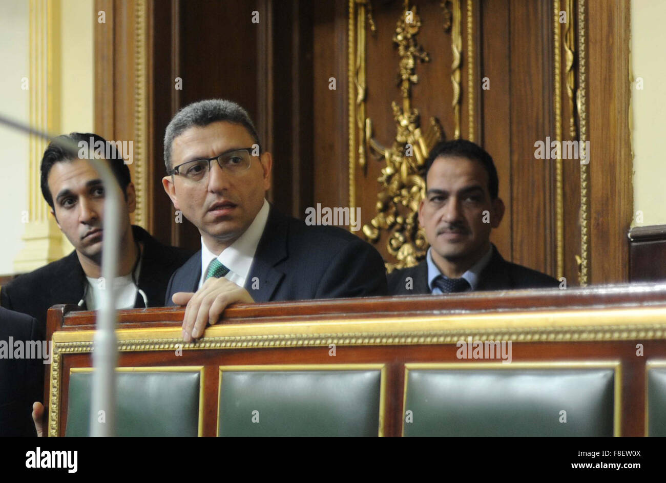 Cairo, Egypt. 9th Dec, 2015. Newly Secretary General of the Egyptian ...