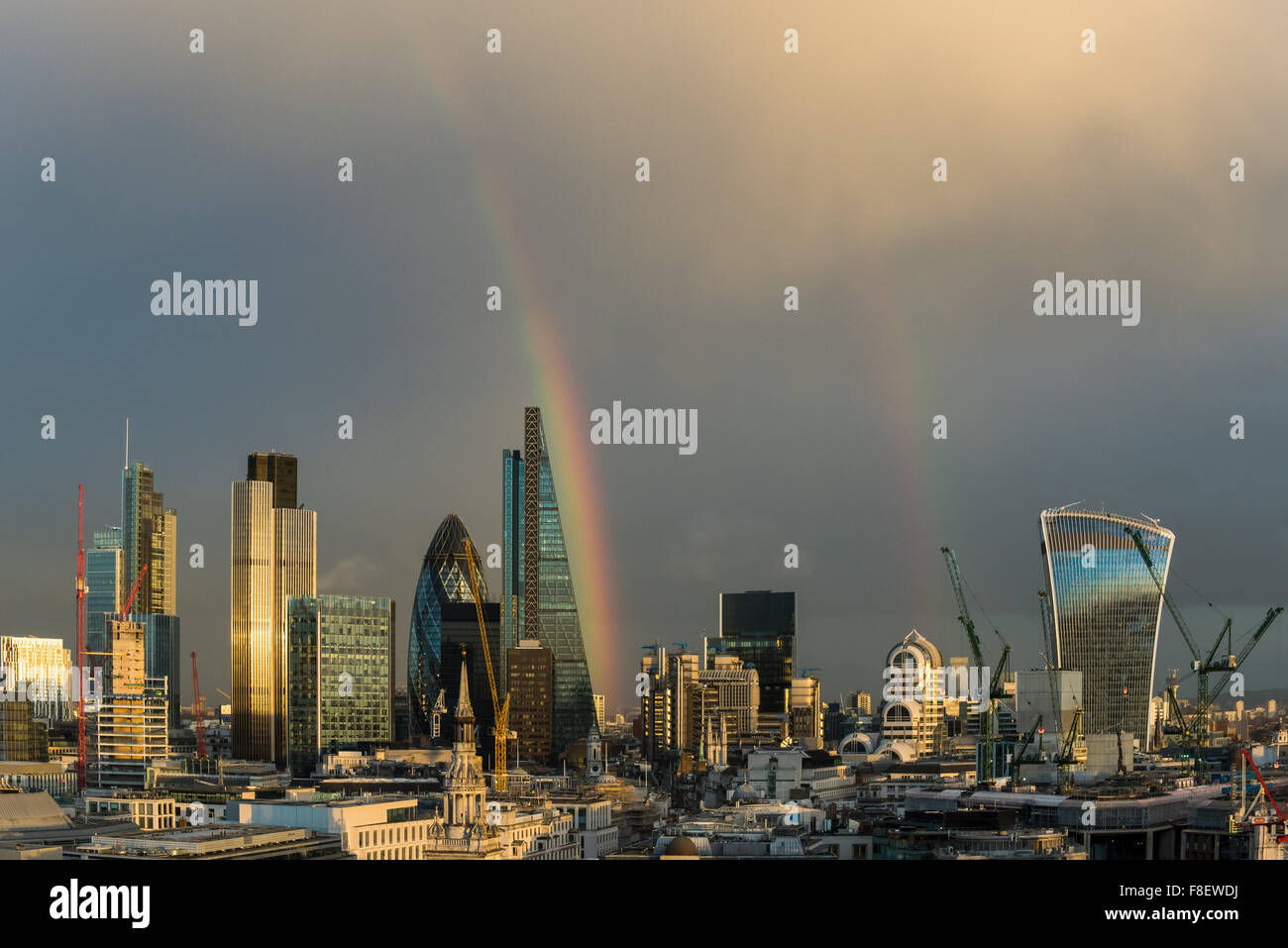 Rainbow london city hi-res stock photography and images - Alamy