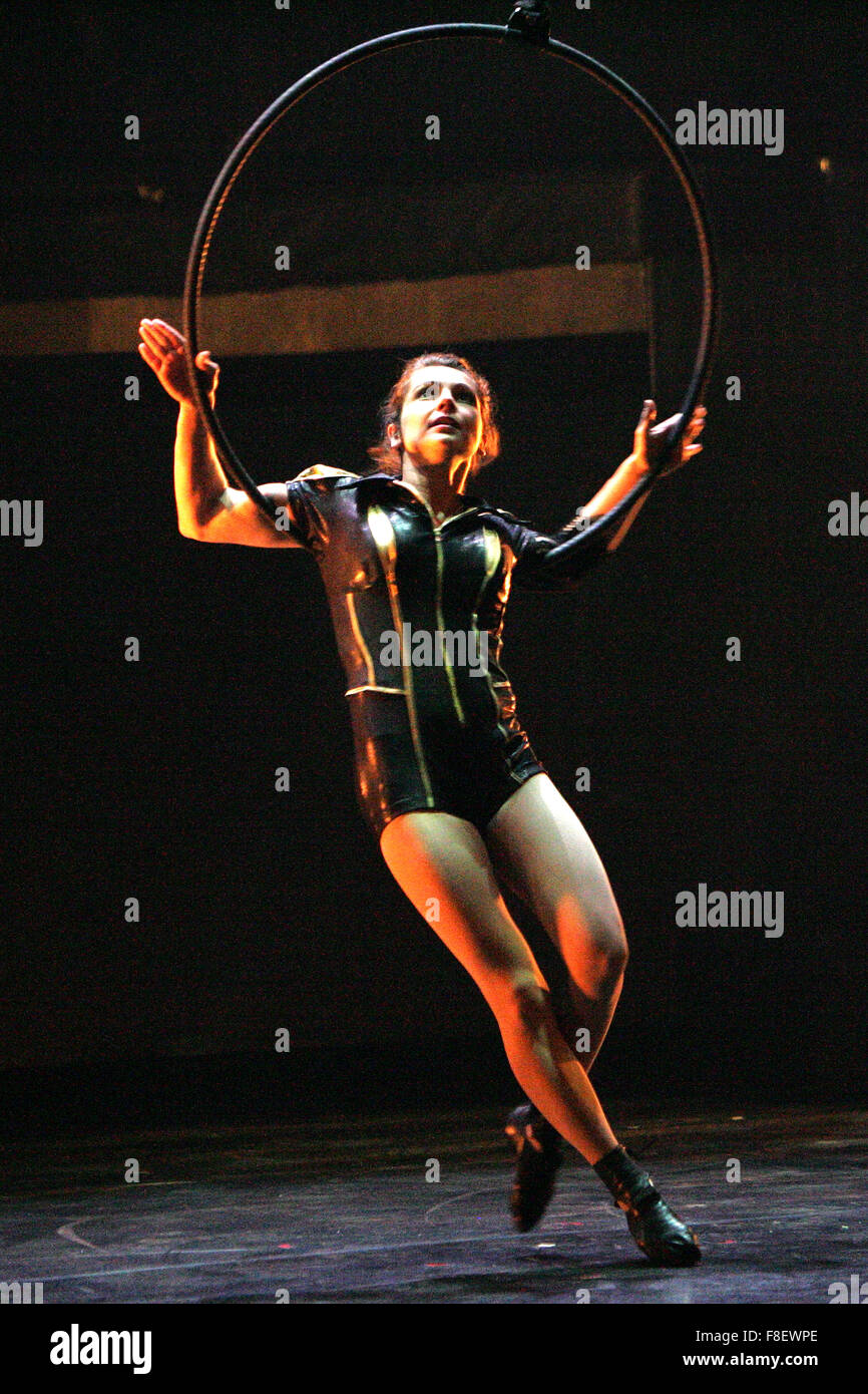 Cirque Eloize performers at the Grand Opera House during Ulster Bank ...