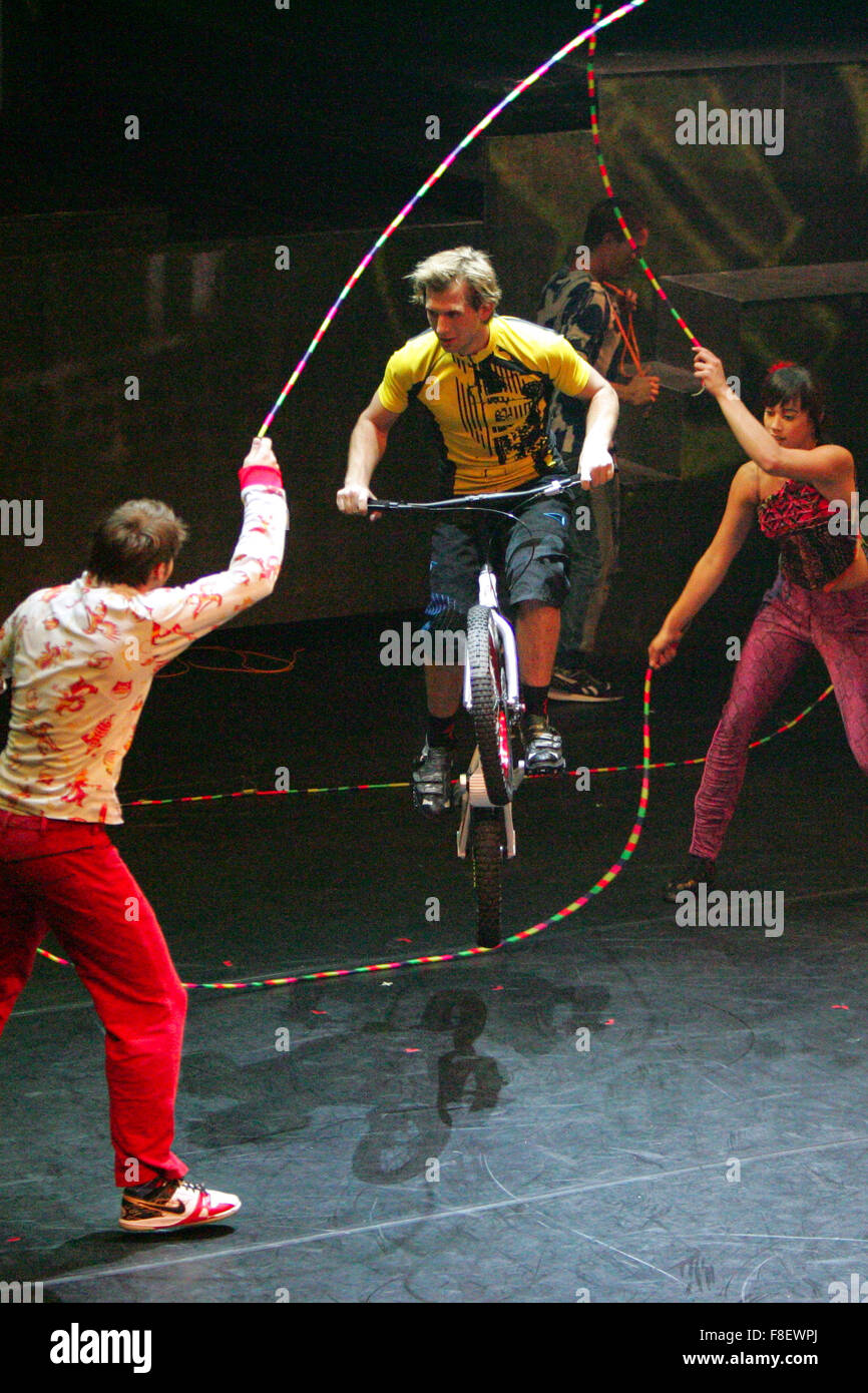 Cirque Eloize performers at the Grand Opera House during Ulster Bank ...