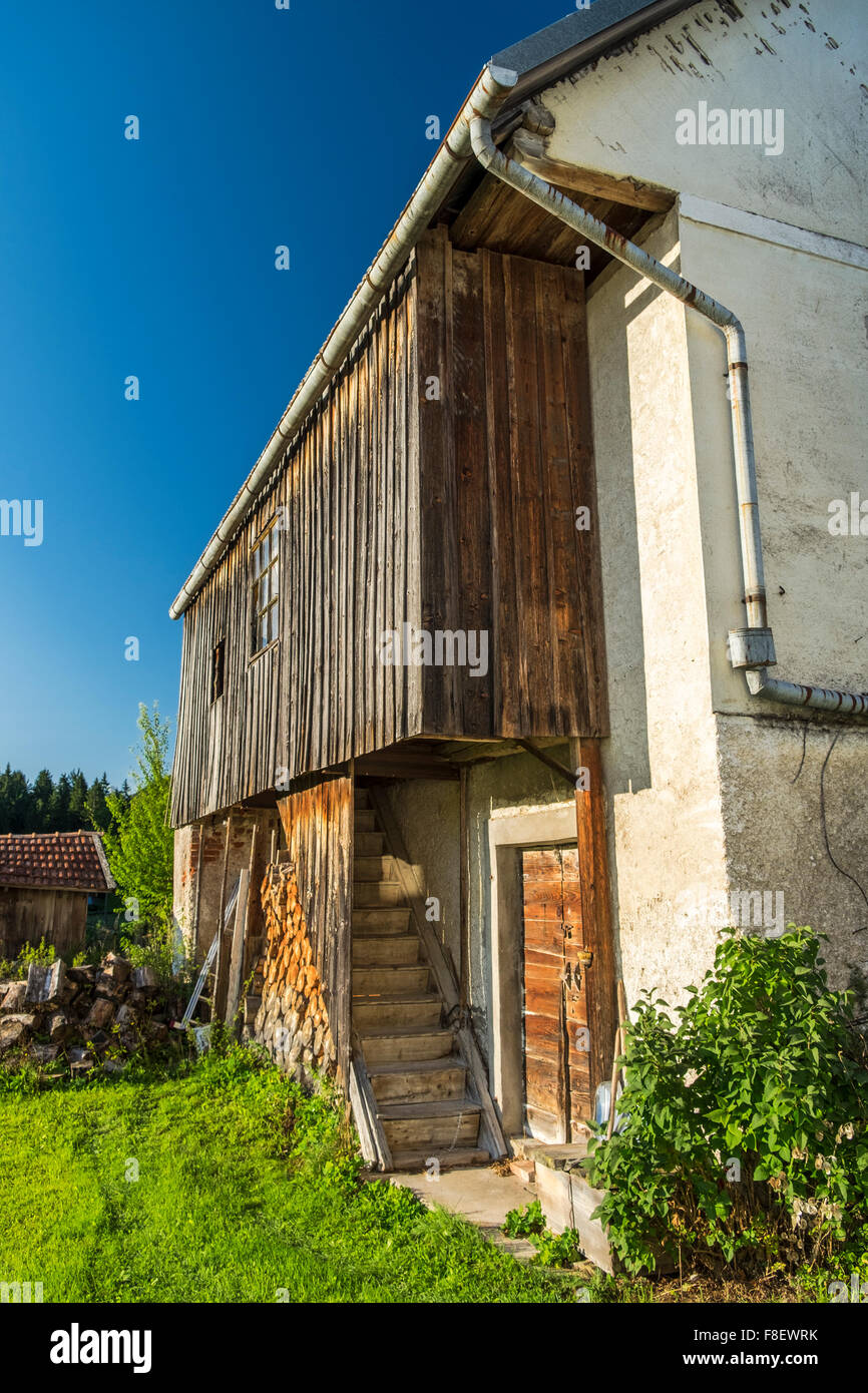 Retje village, Loski Potok, Slovenia Stock Photo - Alamy