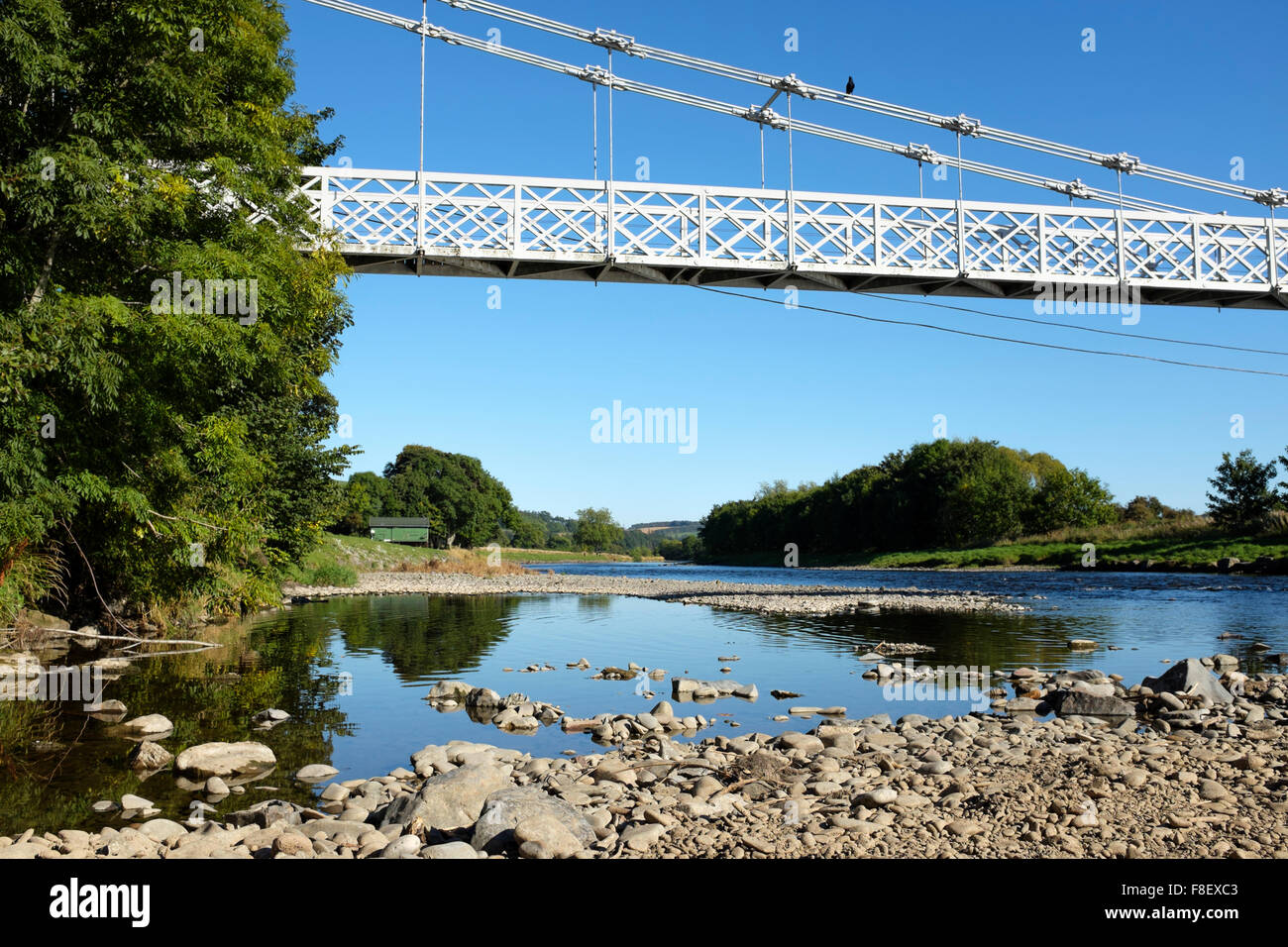 Gattonside suspension bridge hi-res stock photography and images - Alamy