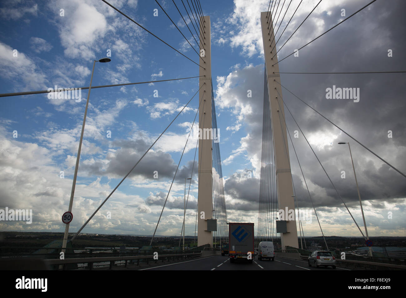 The QE2 bridge at Dartford, Kent Stock Photo - Alamy