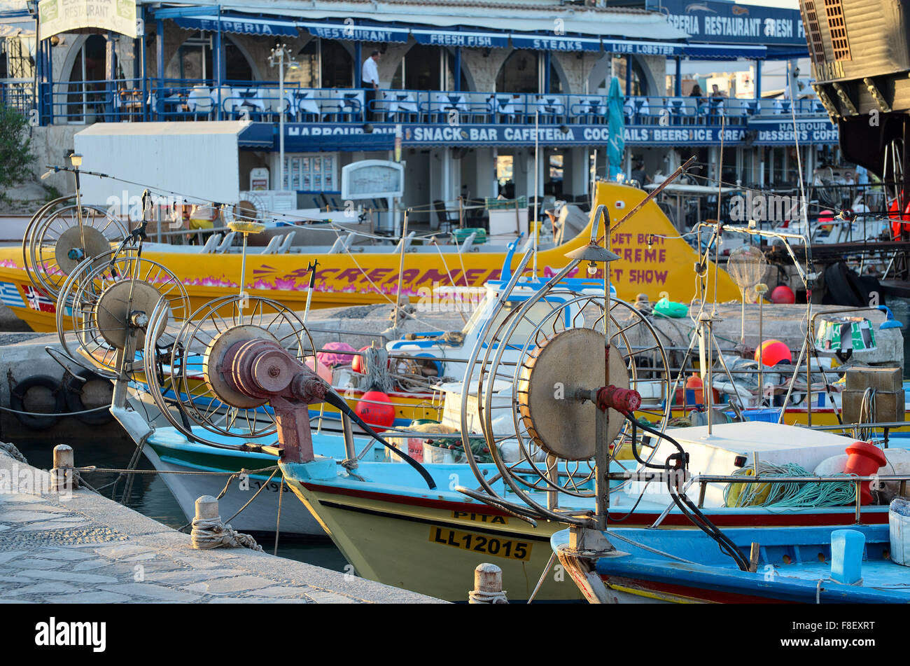 Cyprus fishing boats boat hi-res stock photography and images - Alamy