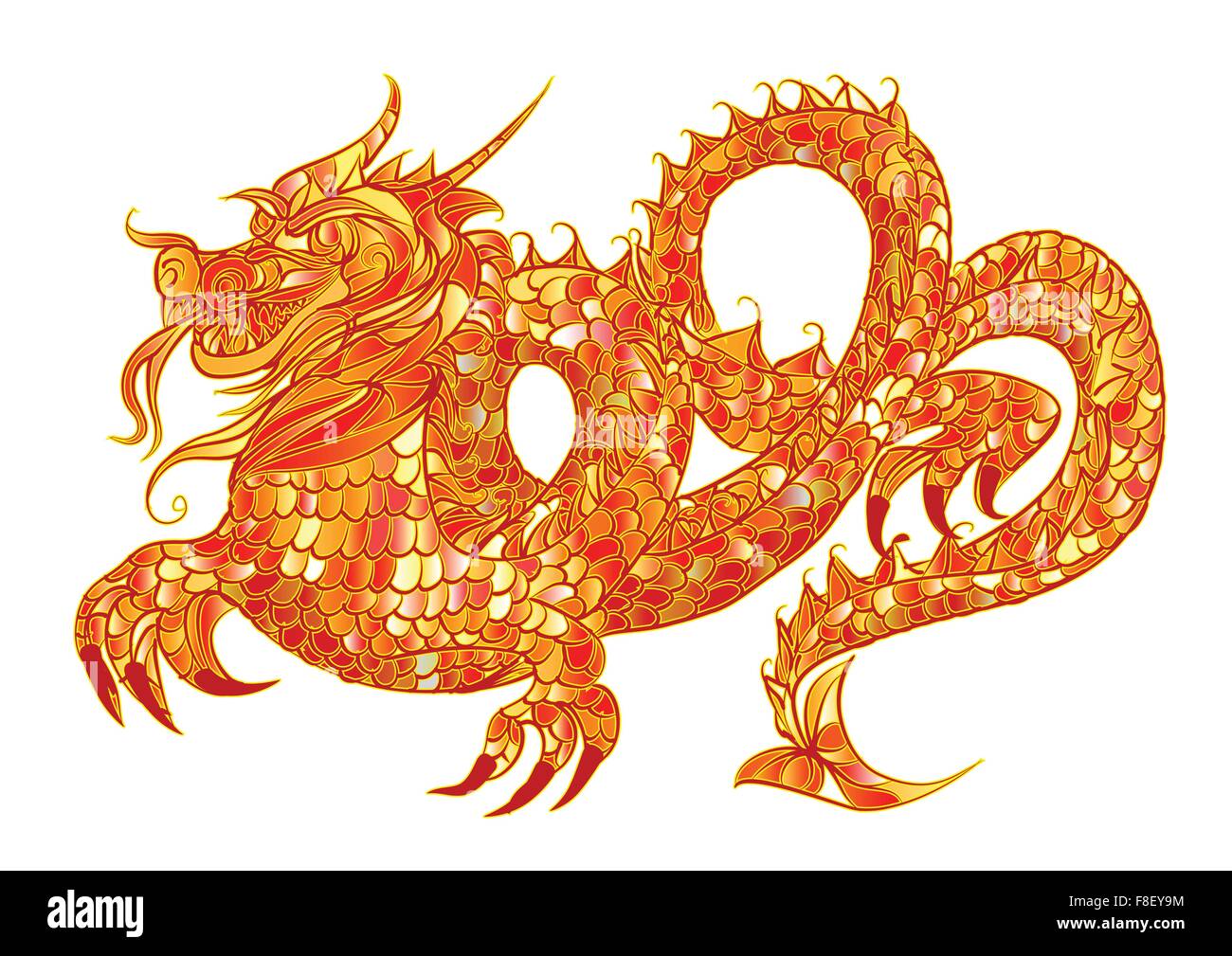 Chinese dragon Cut Out Stock Images & Pictures - Alamy