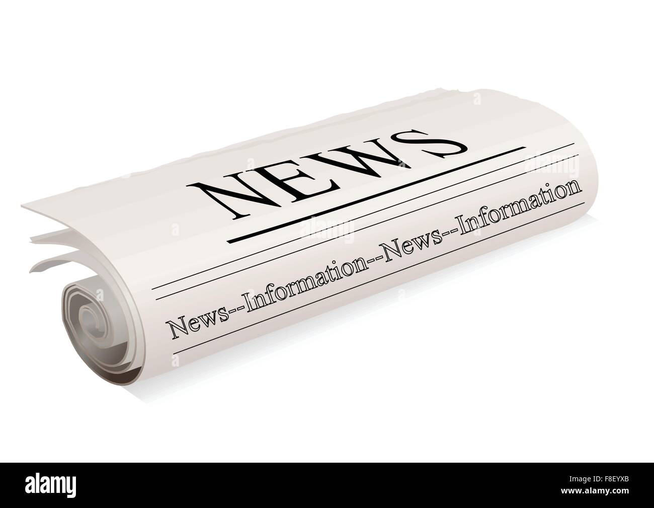Newspaper blank isolated Stock Vector Images - Alamy