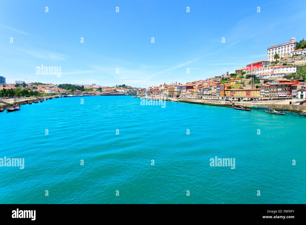 Porto, also known as Oporto. A cityscape along the Douro river ...