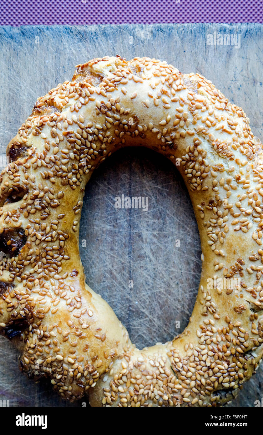 Traditioinal Greek Apple Pie Milopita Stock Photo - Alamy