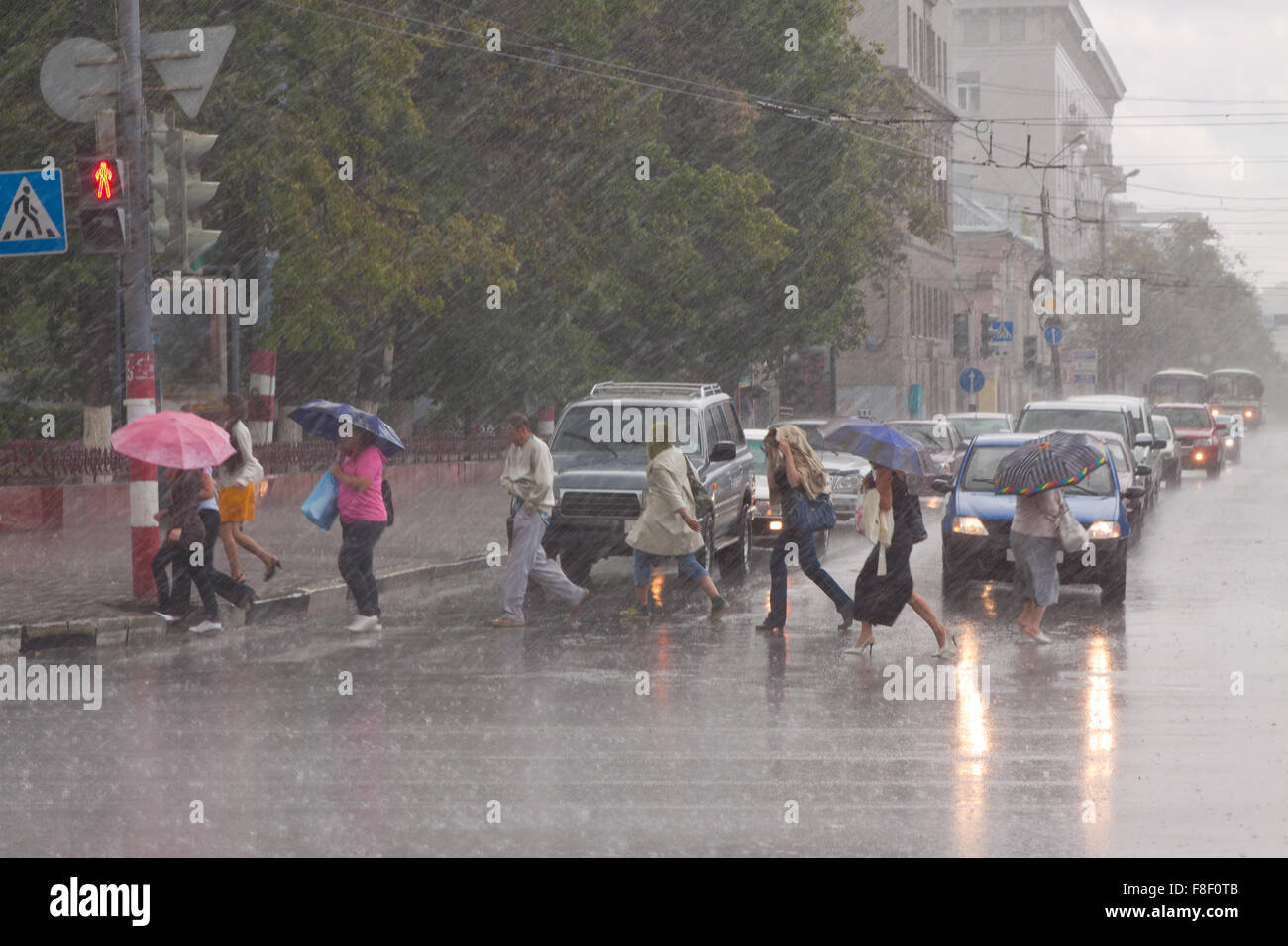 Rainy cold july in hi-res stock photography and images - Alamy