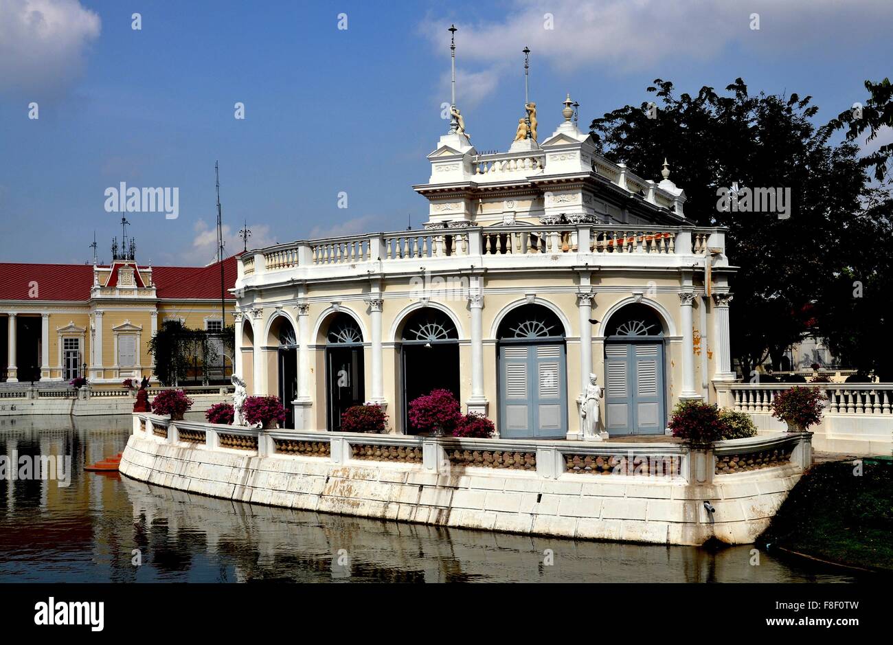 Bang Pa-In, Thailand: Built in a European-inspired semi-circular ...