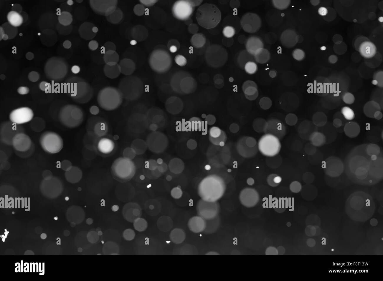 Snow Falling from Night Sky Stock Photo - Alamy
