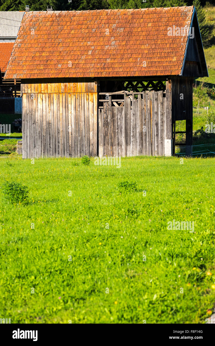 Retje village, Loski Potok, Slovenia Stock Photo - Alamy