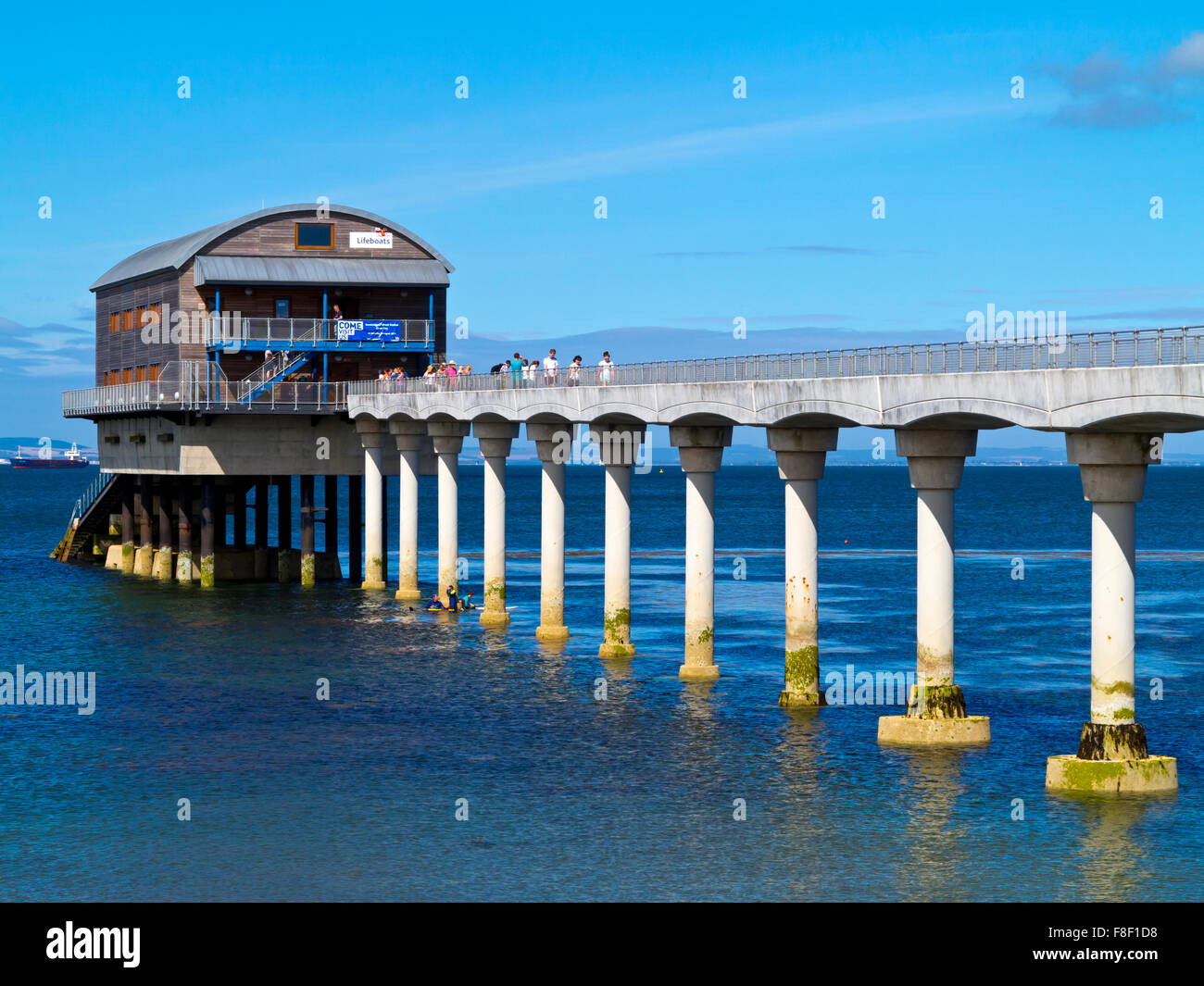 Bembridge RNLI Lifeboat Station on the east coast of the Isle of Wight ...