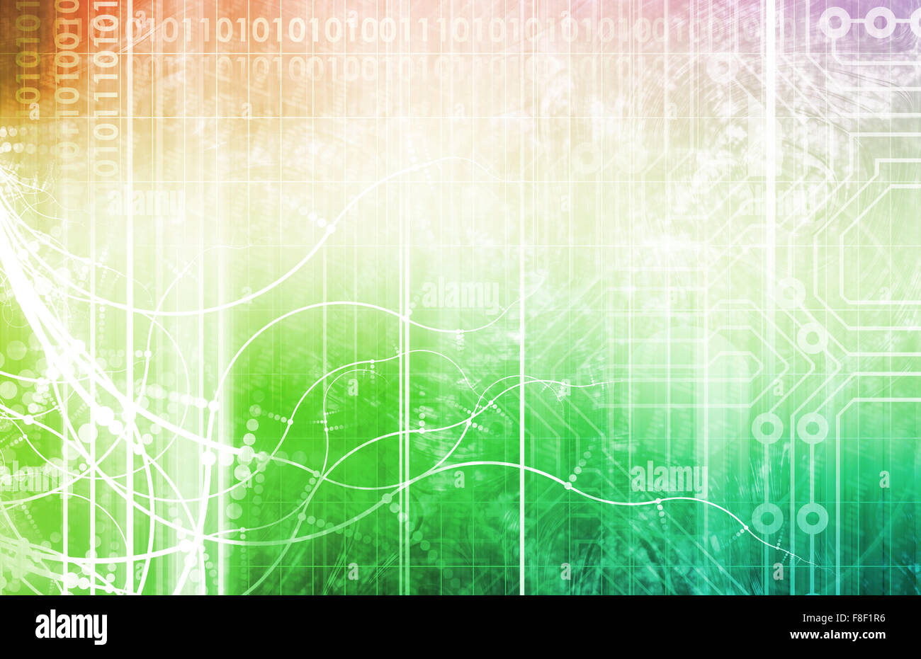 Information Technology or IT as a Art Background Stock Photo - Alamy