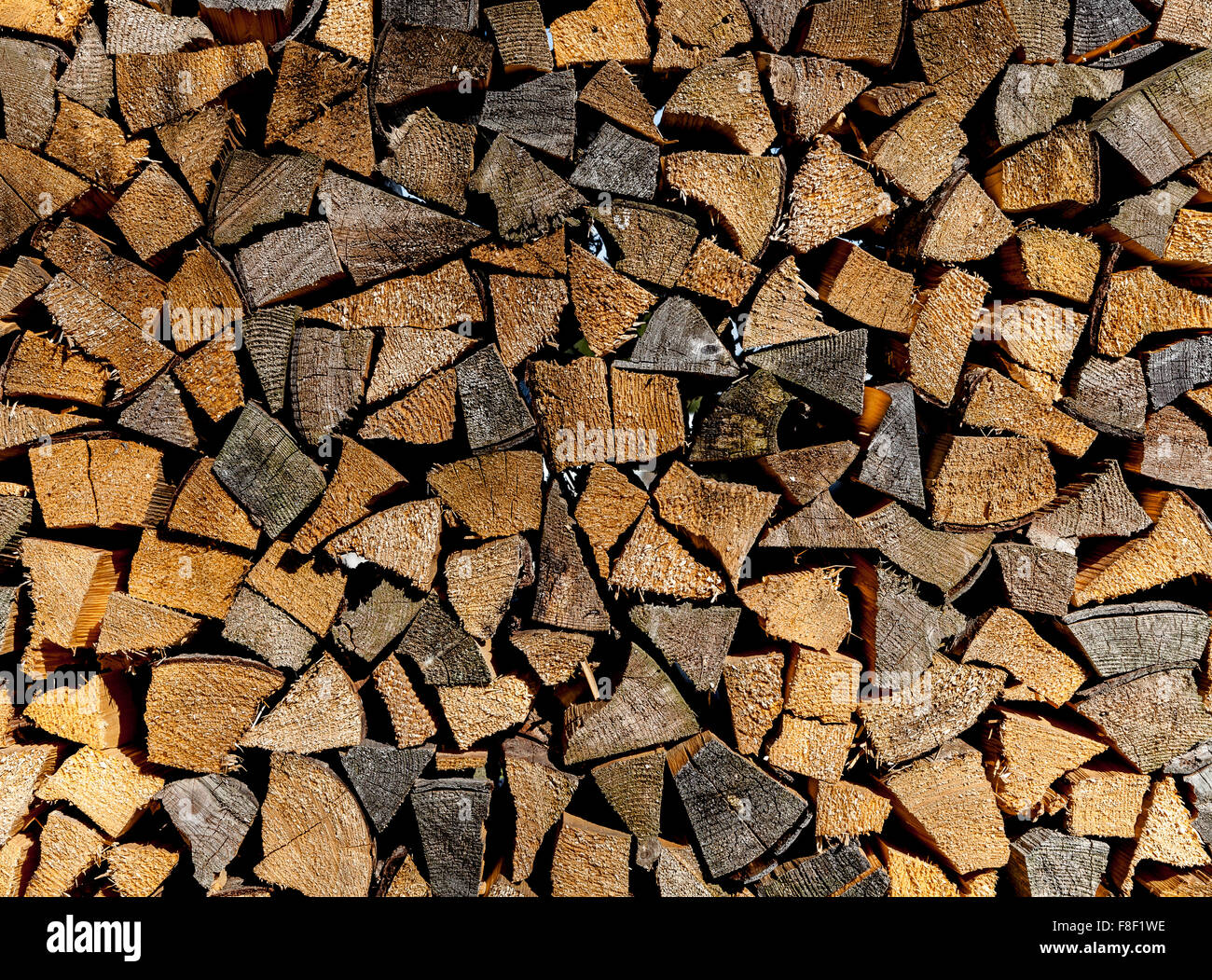 Firewood, Stack, Switzerland Stock Photo - Alamy