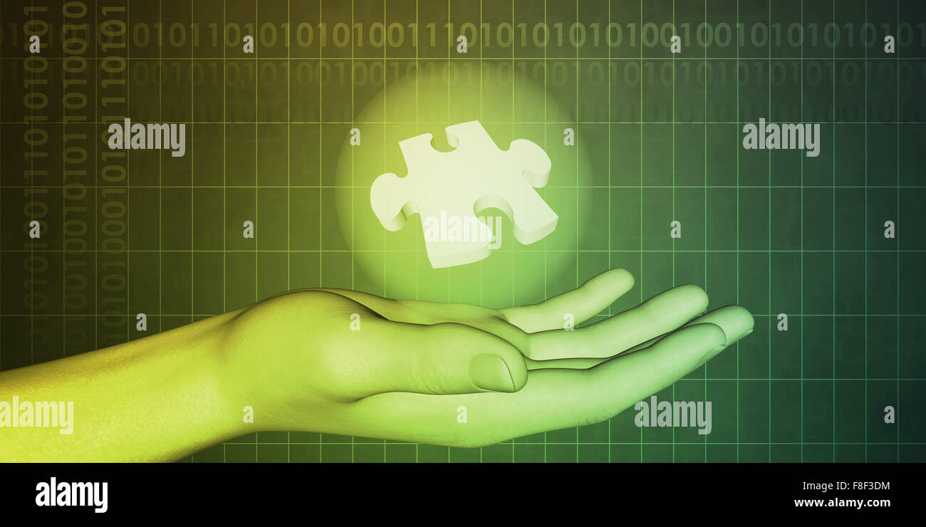 Science Technology Discovery with Company Vision as Art Stock Photo - Alamy