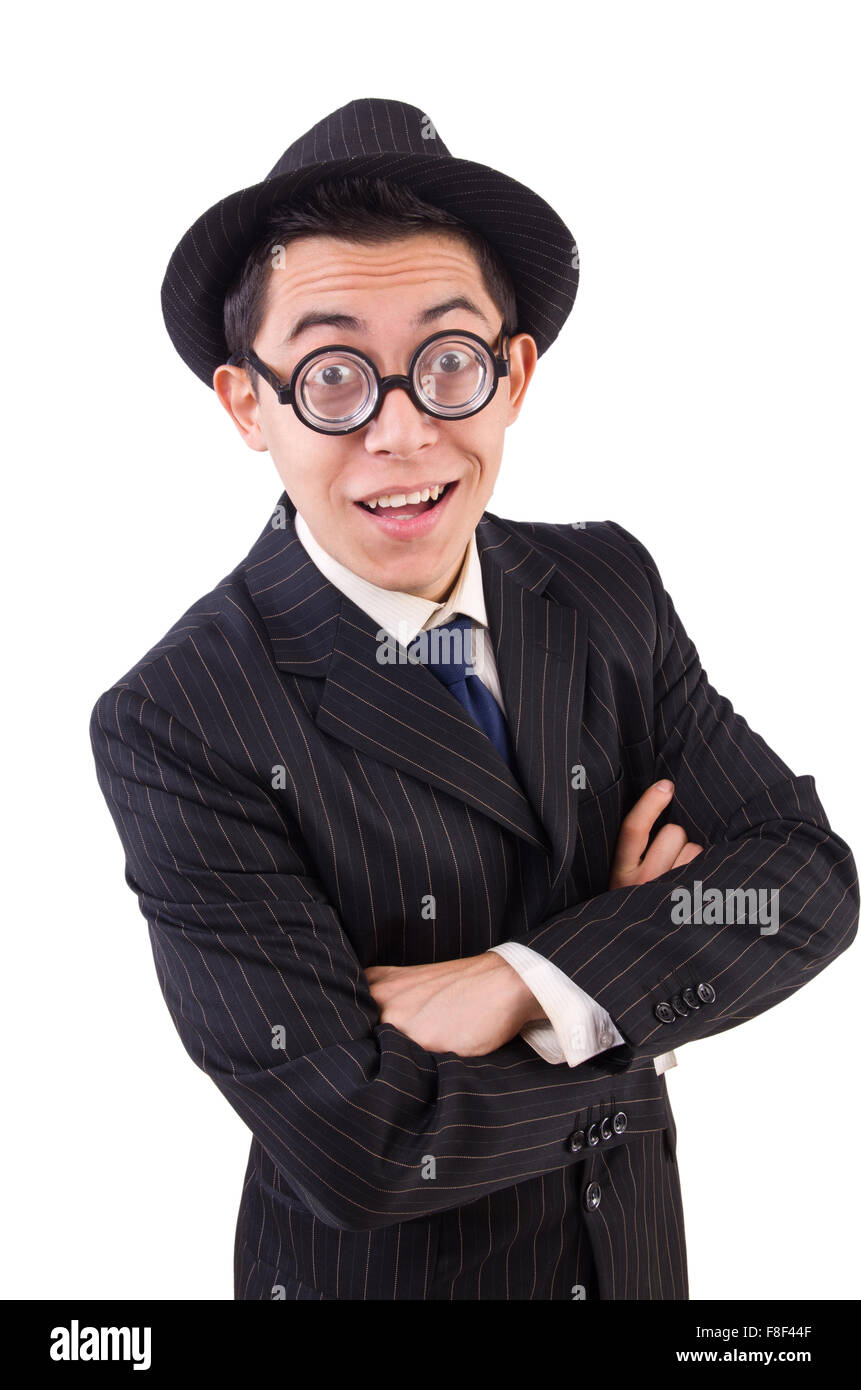 Funny gentleman in striped suit hi-res stock photography and images - Alamy