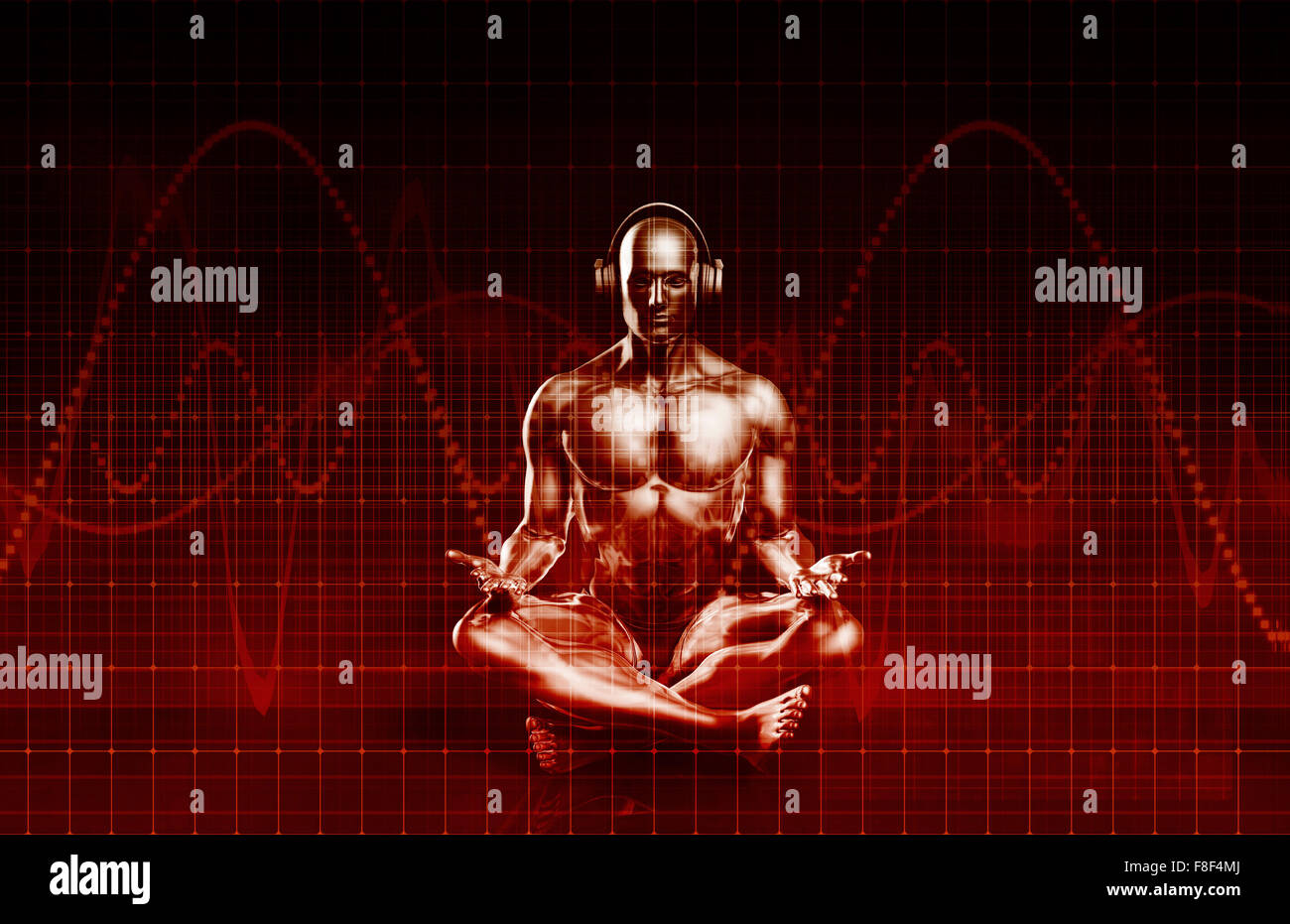 Music Festival and Concert with Headphone Stock Photo - Alamy