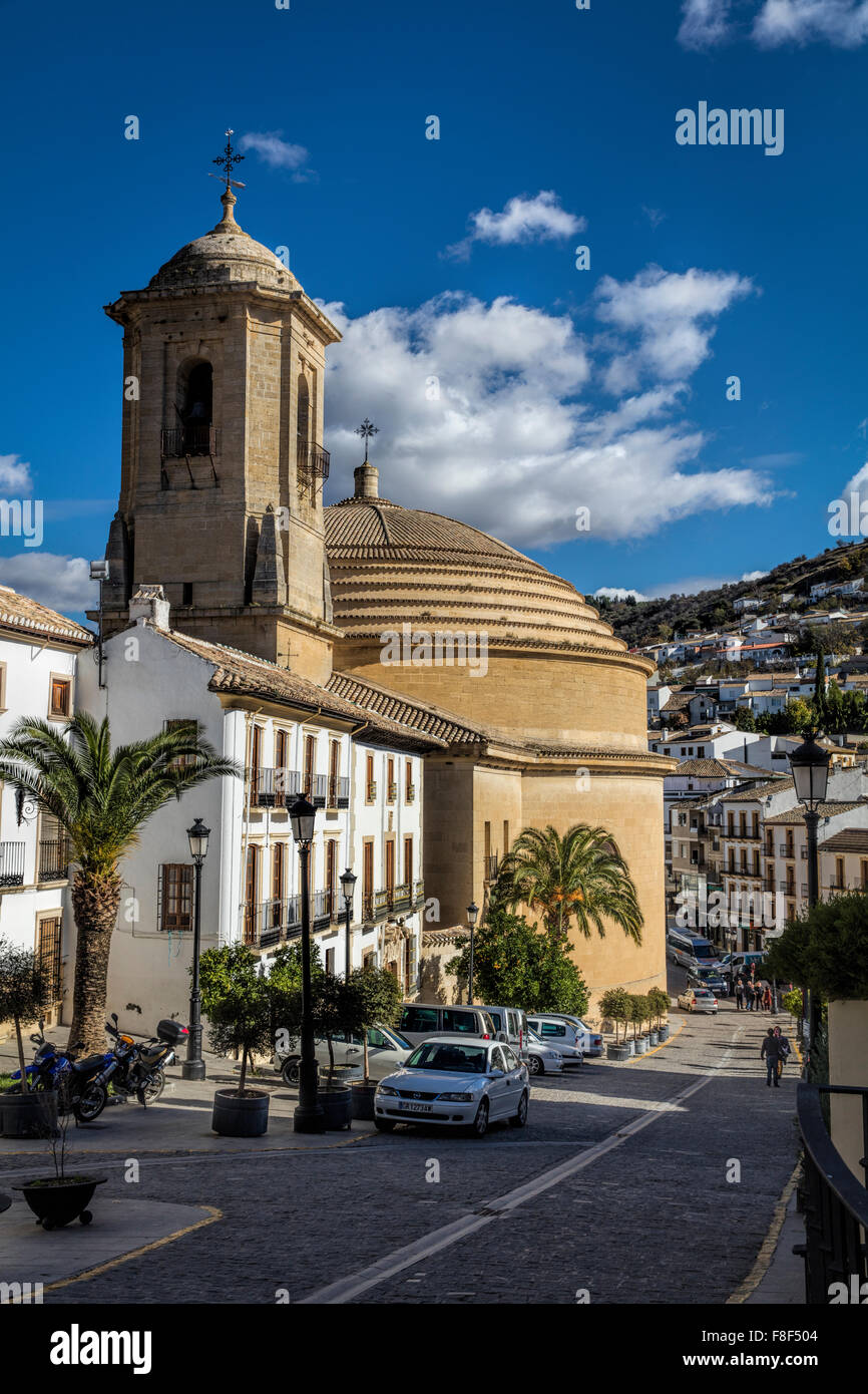 Round church in Montefrio the Spanish village in the Province of ...