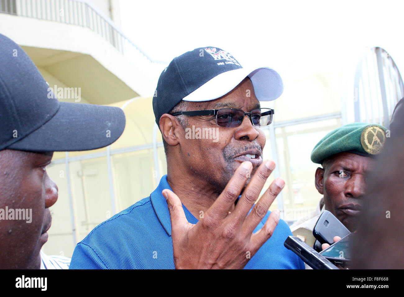 Kampala, Uganda. 9th December, 2015. Renowned boxing referee Kenny ...