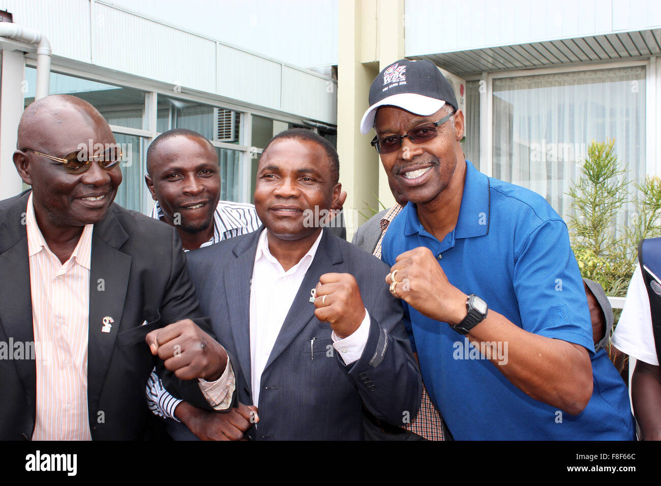 Kampala, Uganda. 9th December, 2015. Renowned boxing referee Kenny ...