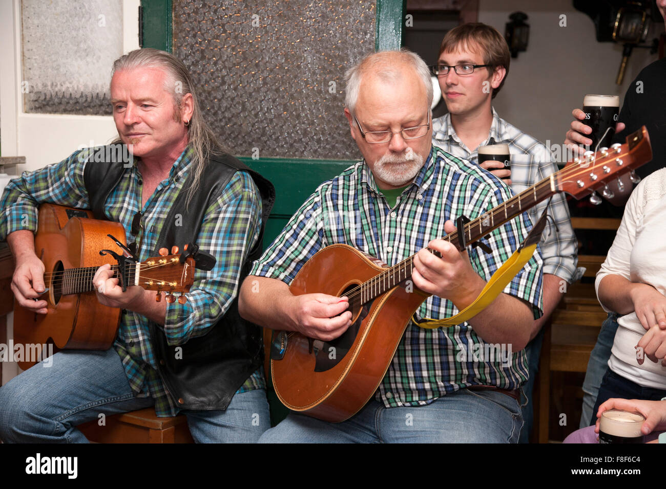 Traditional Irish music pub session, Cashel, County Tipperary Ireland ...