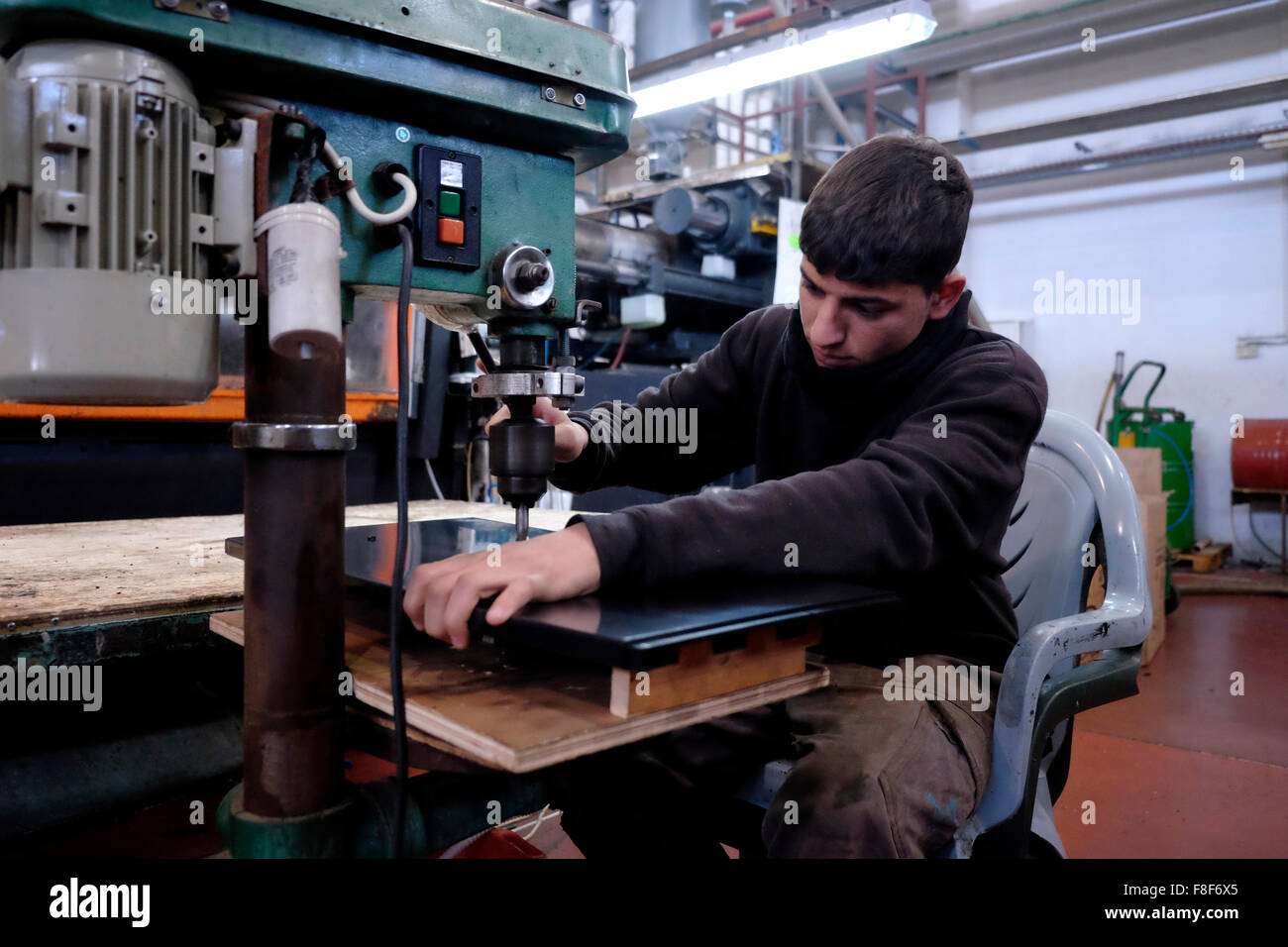 Stressed factory worker hi-res stock photography and images - Alamy
