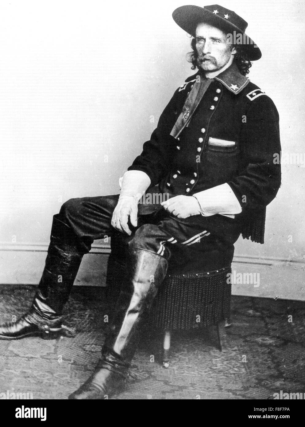 GEORGE ARMSTRONG COSTER (1839-1876) United States Army officer about ...