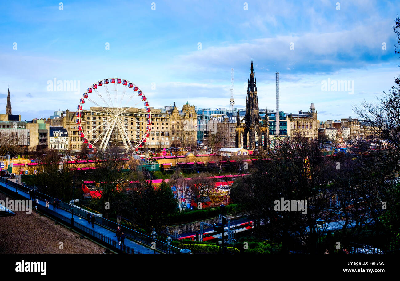 The 'big wheel' in Edinburgh's East Princes Street Gardens is a major ...