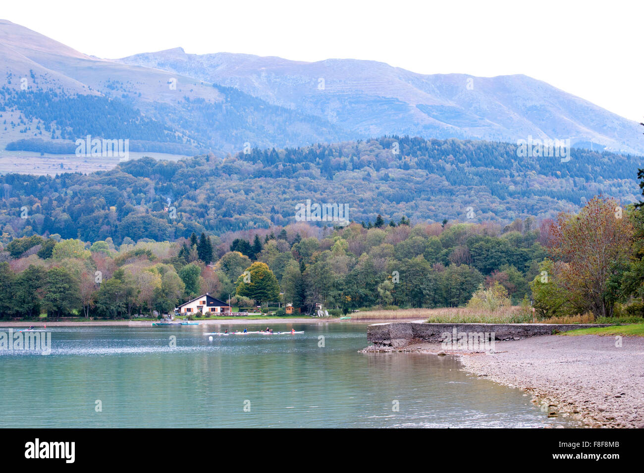 the Grand lac de Laffrey is one of the Laffrey lakes, located in ...