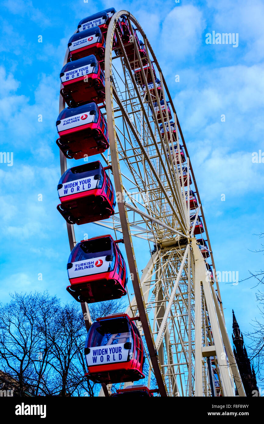 The 'big wheel' in Edinburgh's East Princes Street Gardens is a major ...
