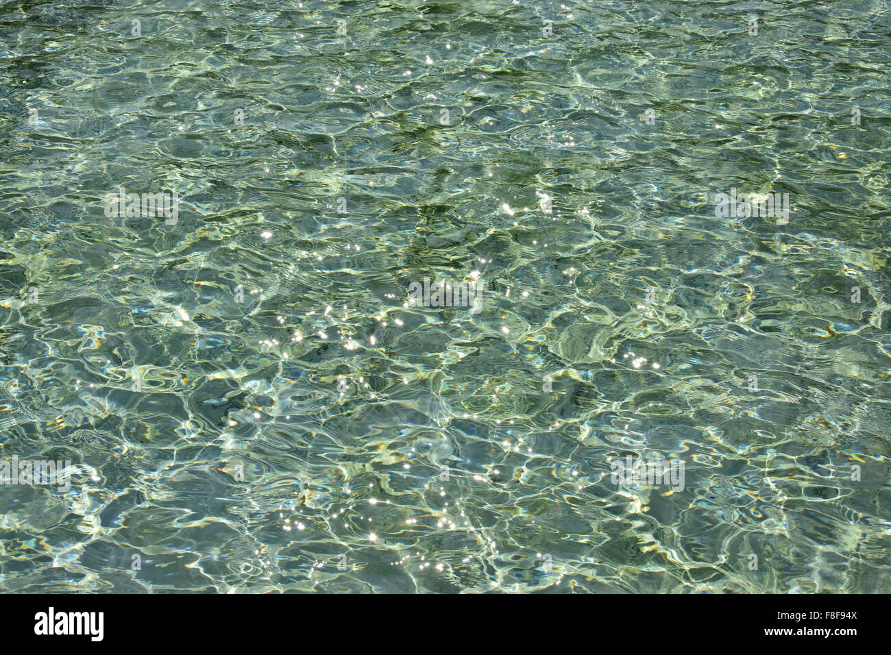 Waved water in basin lit by the sun Stock Photo - Alamy