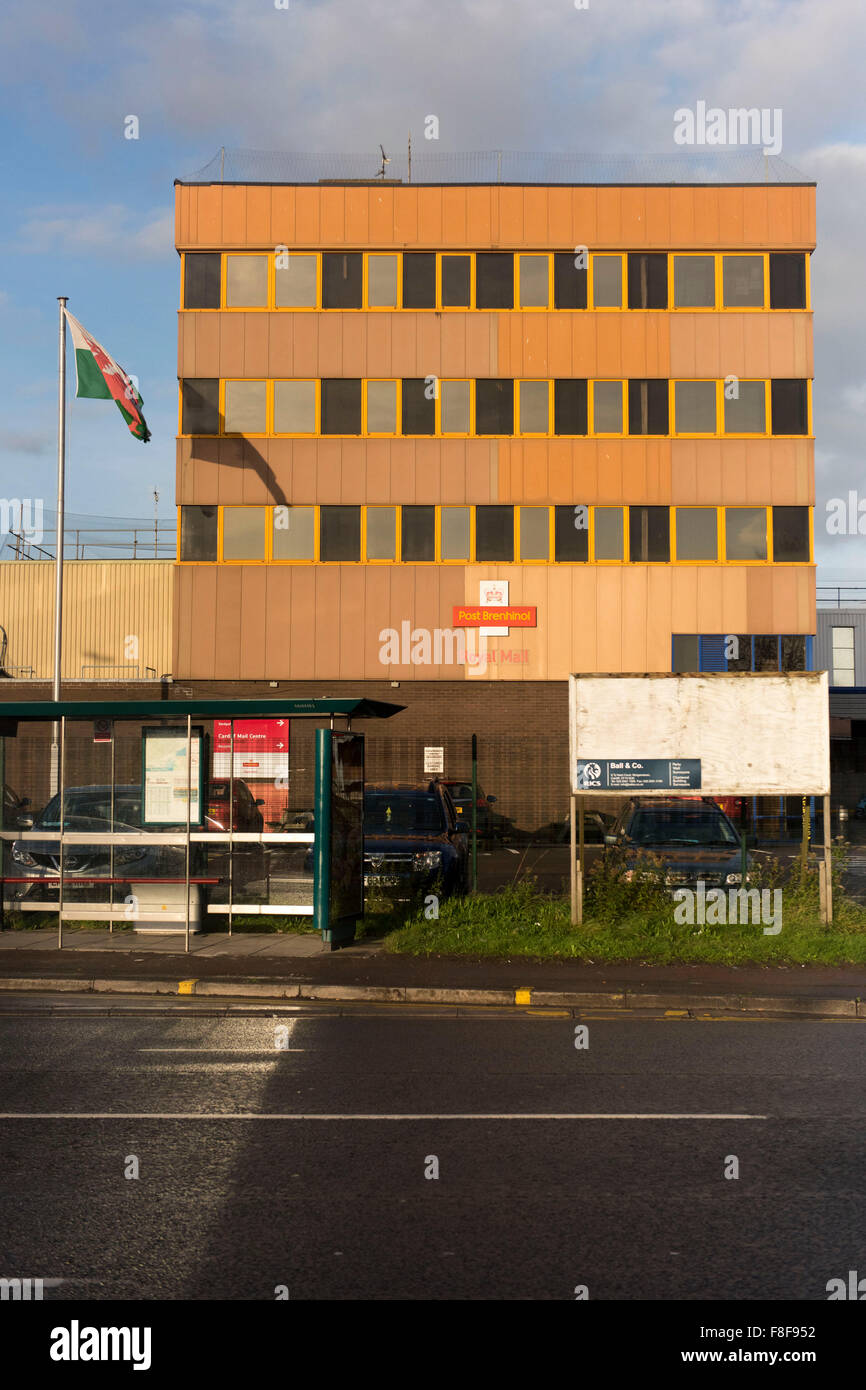 The Royal Mail sorting delivery office of Penarth Road, Cardiff, South ...