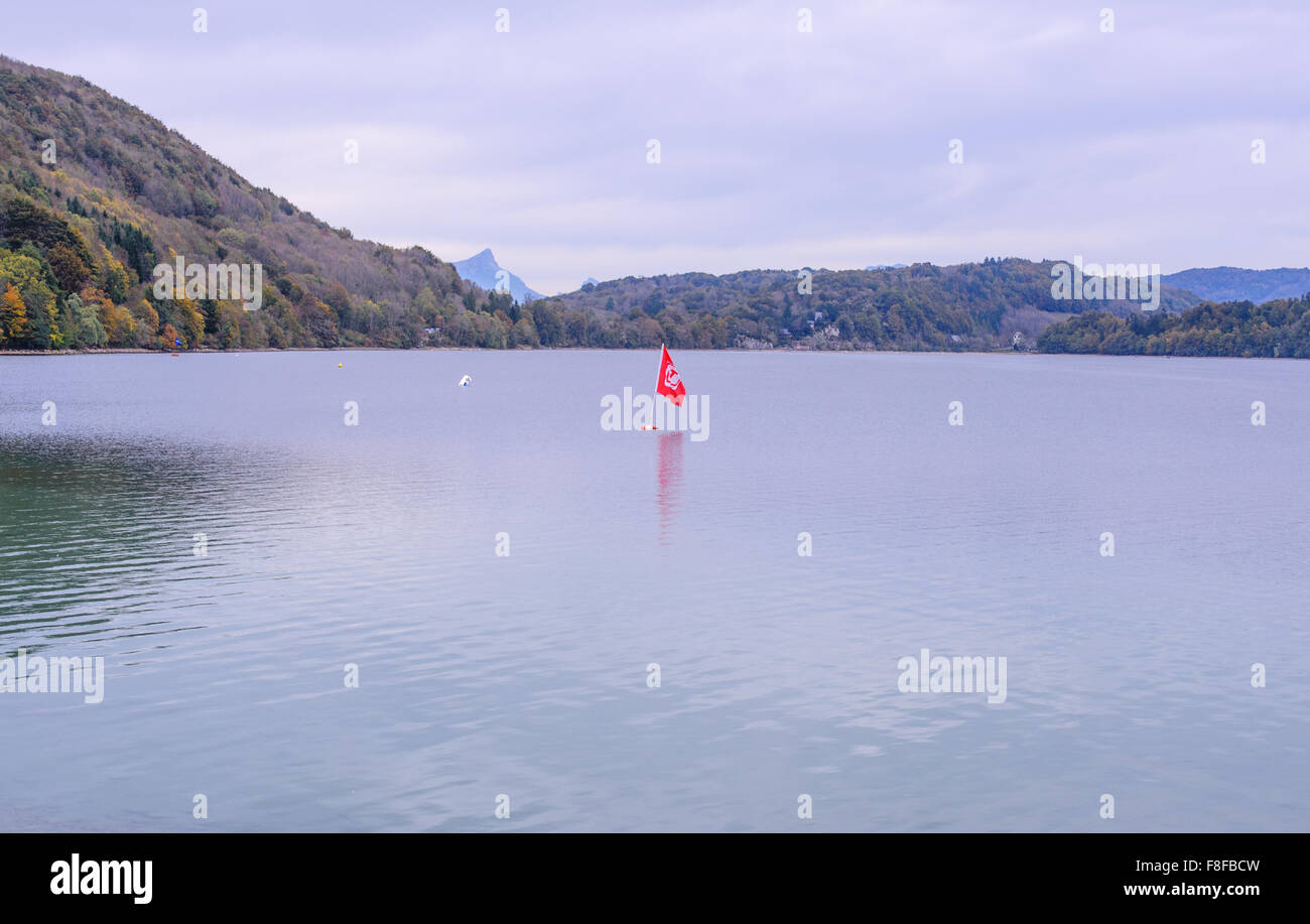 the Grand lac de Laffrey is one of the Laffrey lakes, located in ...