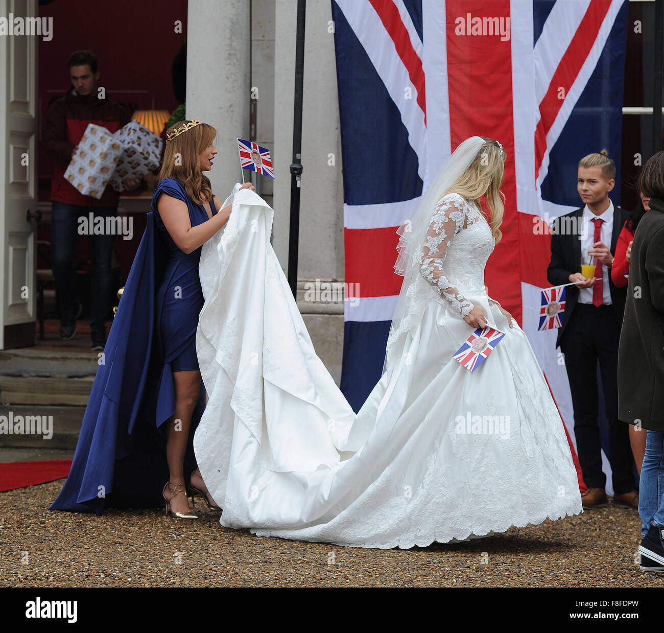 Towie film for their finale at Addington Palace in Croydon. Nanny pat ...