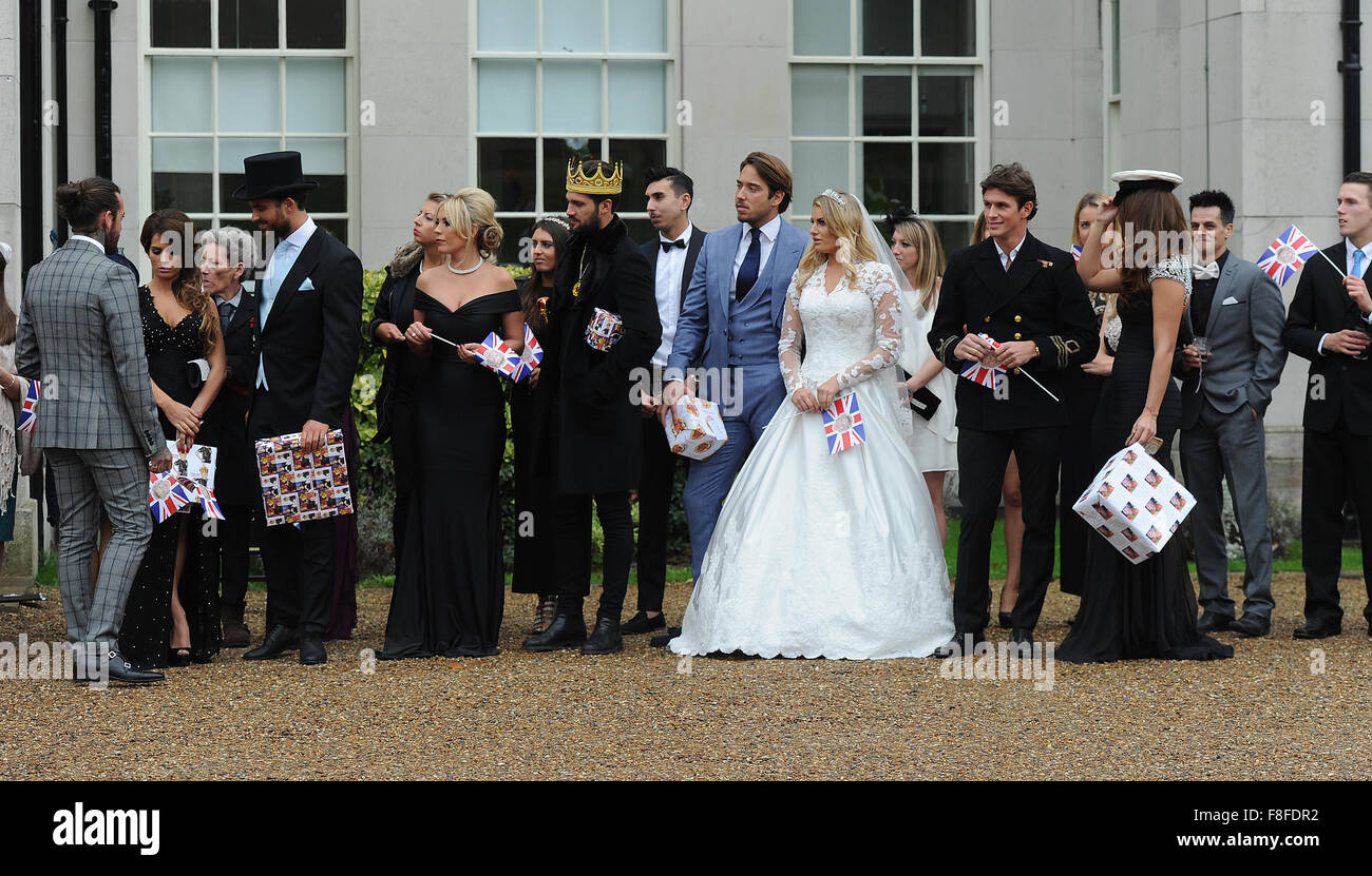 Towie film for their finale at Addington Palace in Croydon. Nanny pat ...