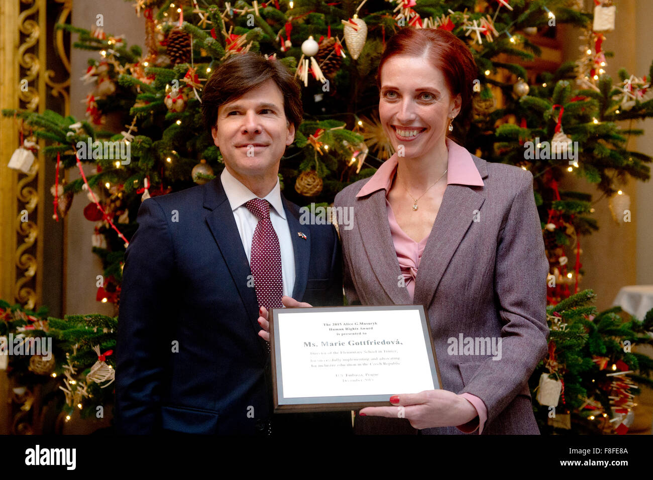 Prague, Czech Republic. 09th Dec, 2015. U.S. Ambassador Andrew Schapiro ...