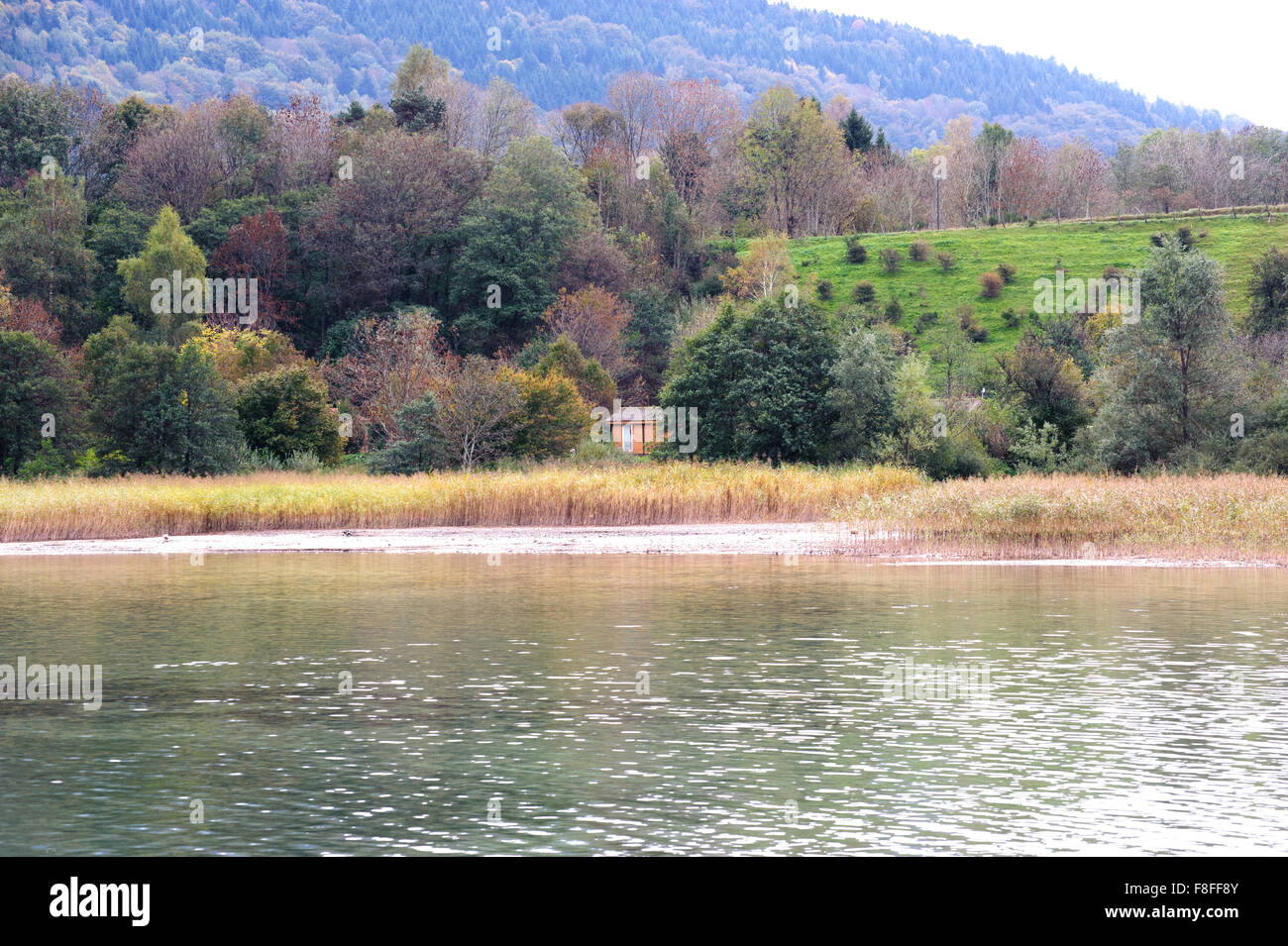 the Grand lac de Laffrey is one of the Laffrey lakes, located in ...