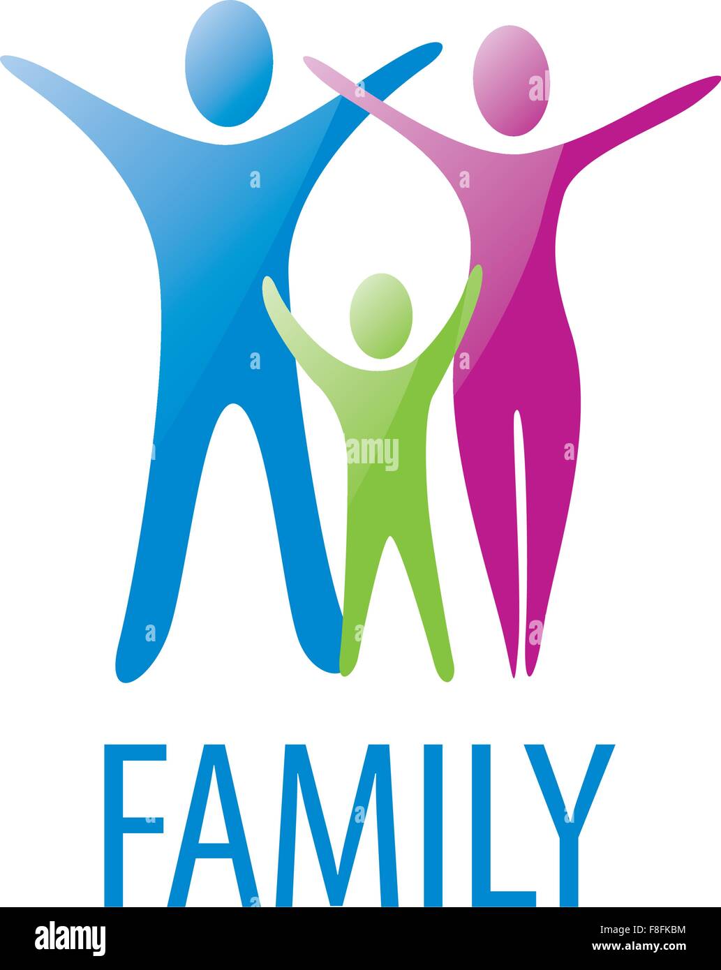 vector logo family Stock Vector Image & Art - Alamy